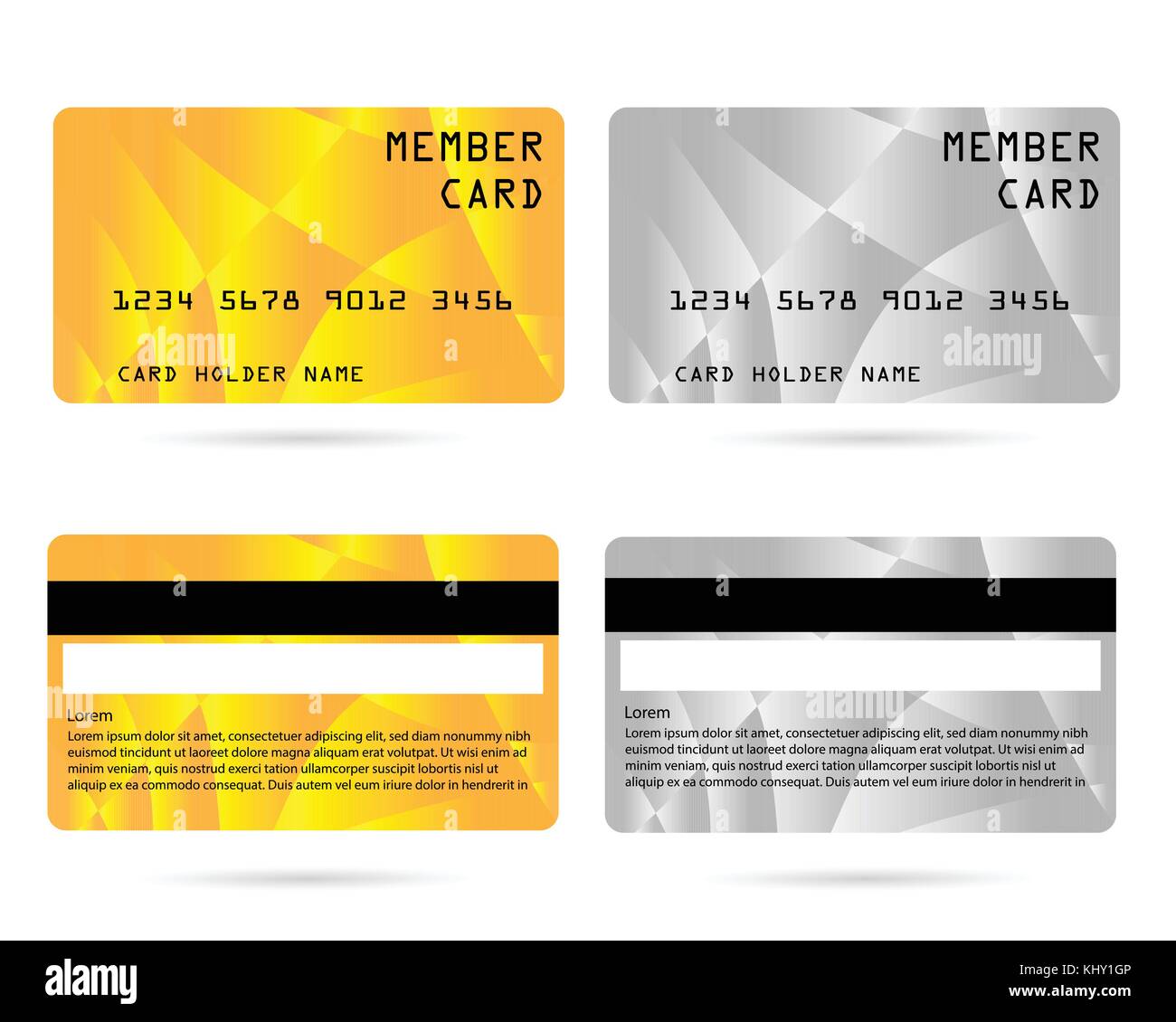 member card, business VIP card, design for privilege member,vector ...