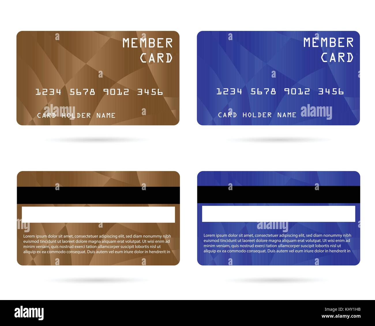 member card, business VIP card, design for privilege member,vector ...