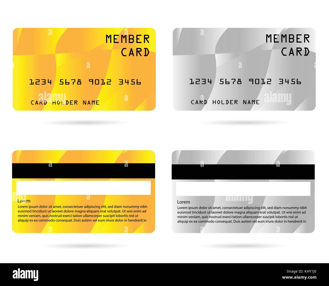 member card, business VIP card, design for privilege member,vector ...
