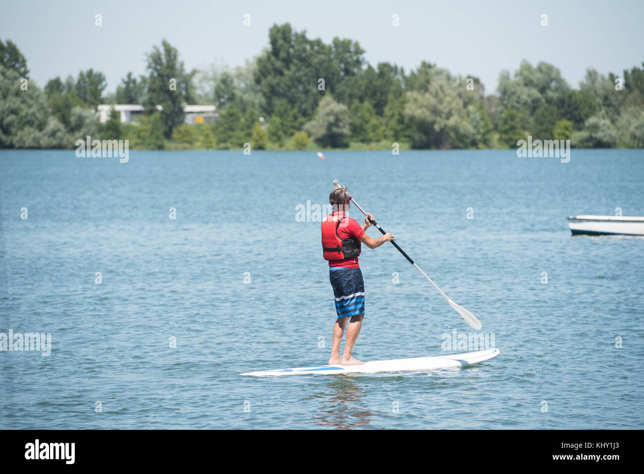Windy weather and man enjoying hi-res stock photography and images - Alamy