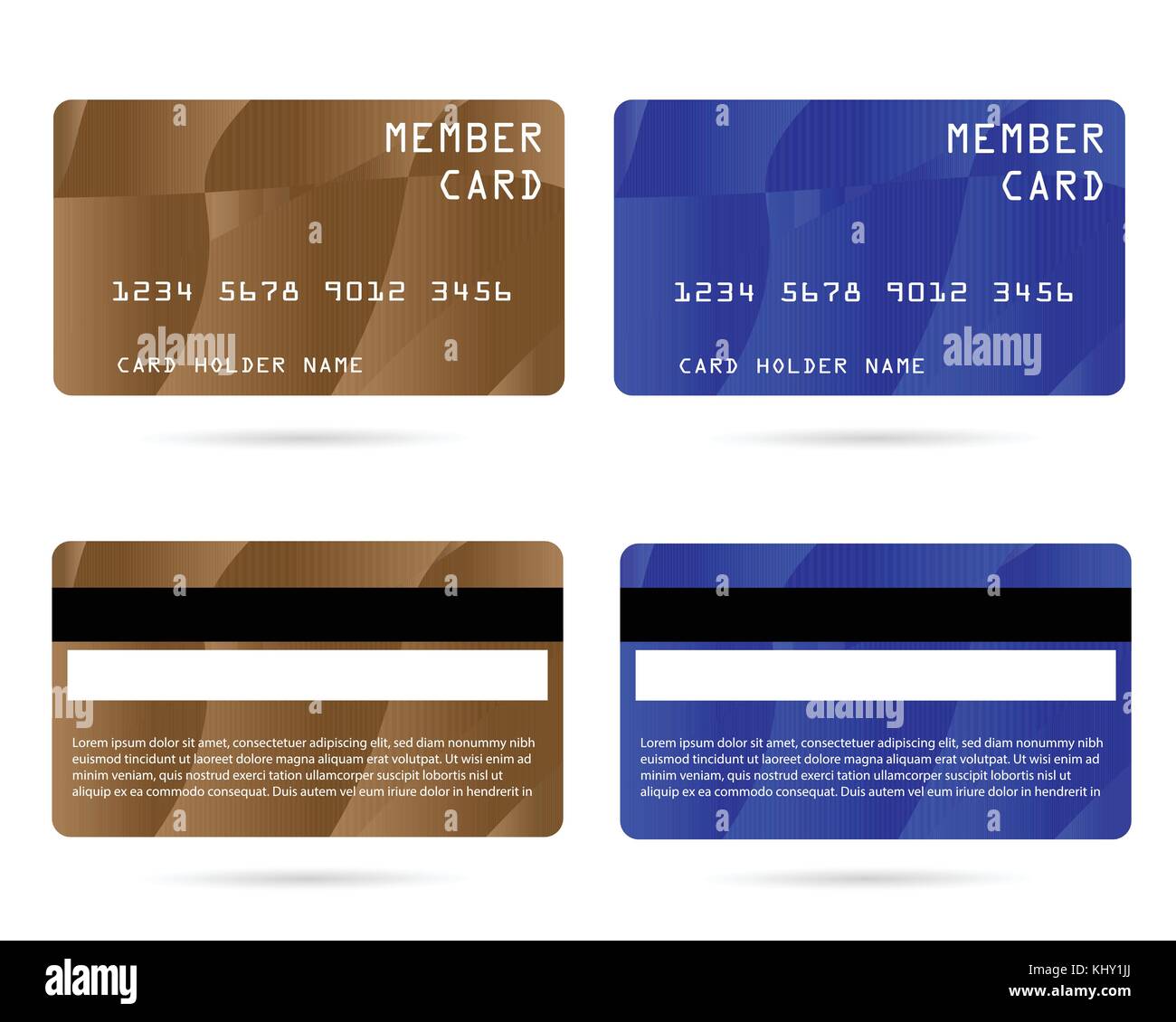member card, business VIP card, design for privilege member,vector ...