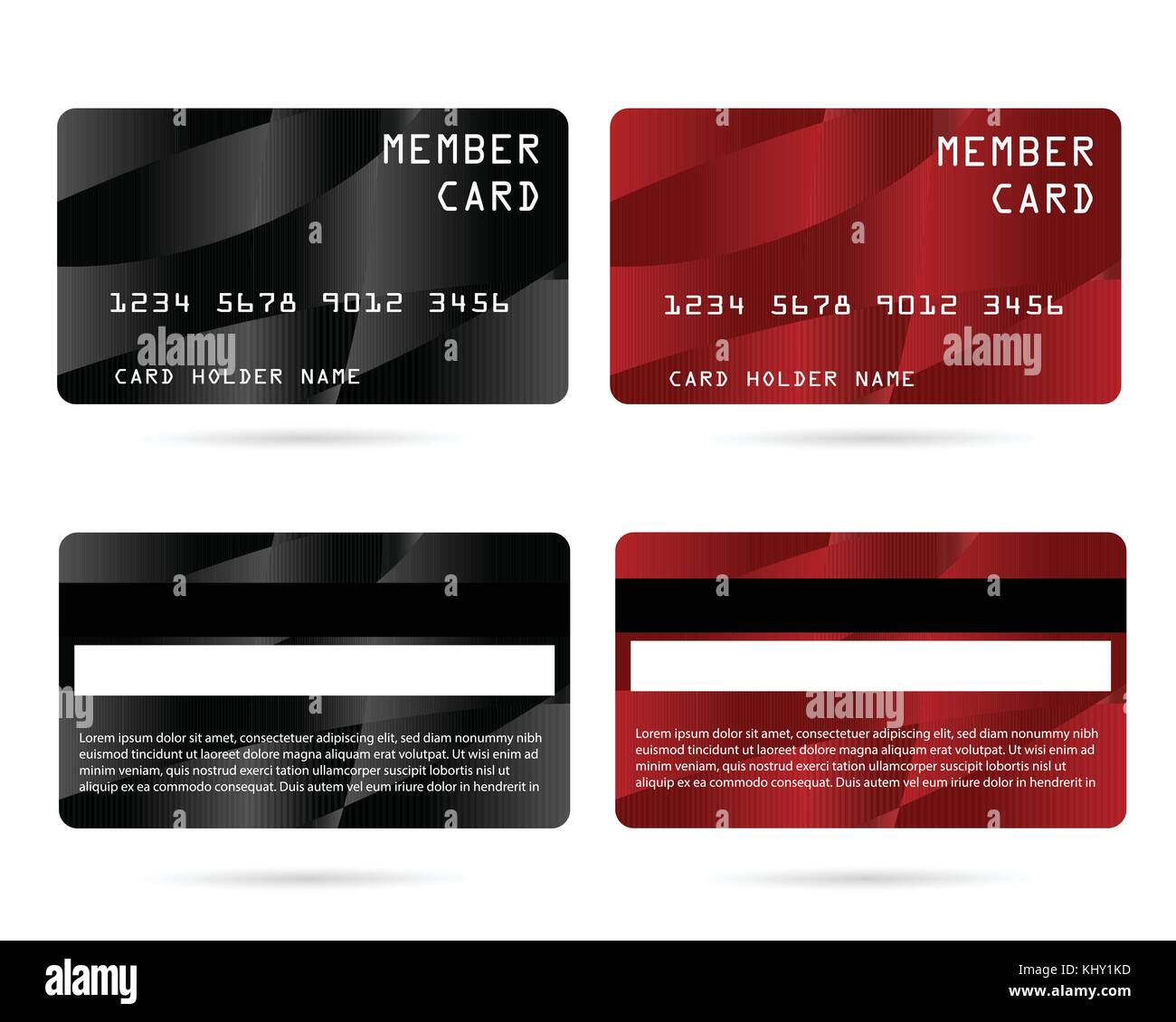member card, business VIP card, design for privilege member,vector ...