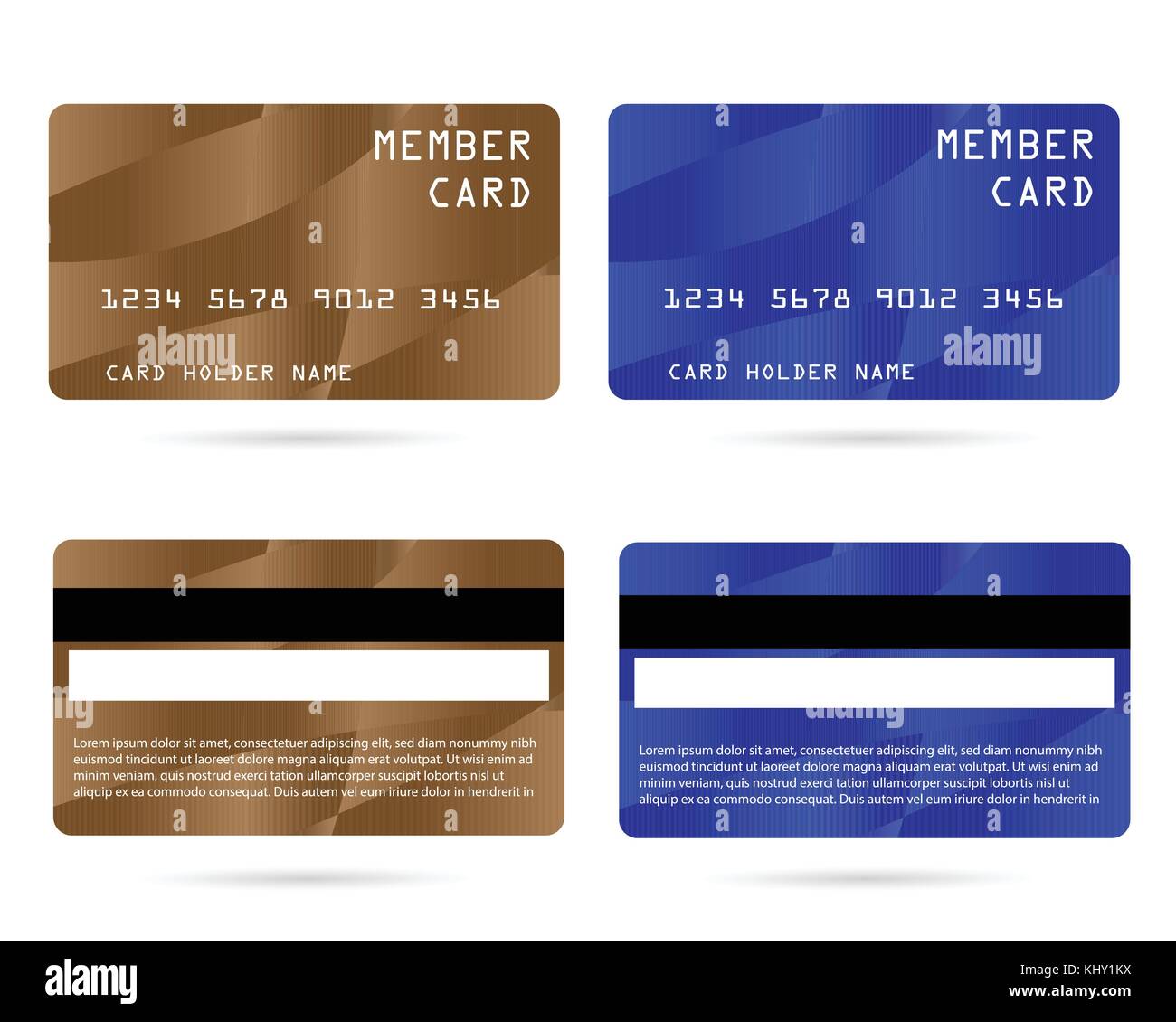 member card, business VIP card, design for privilege member,vector ...