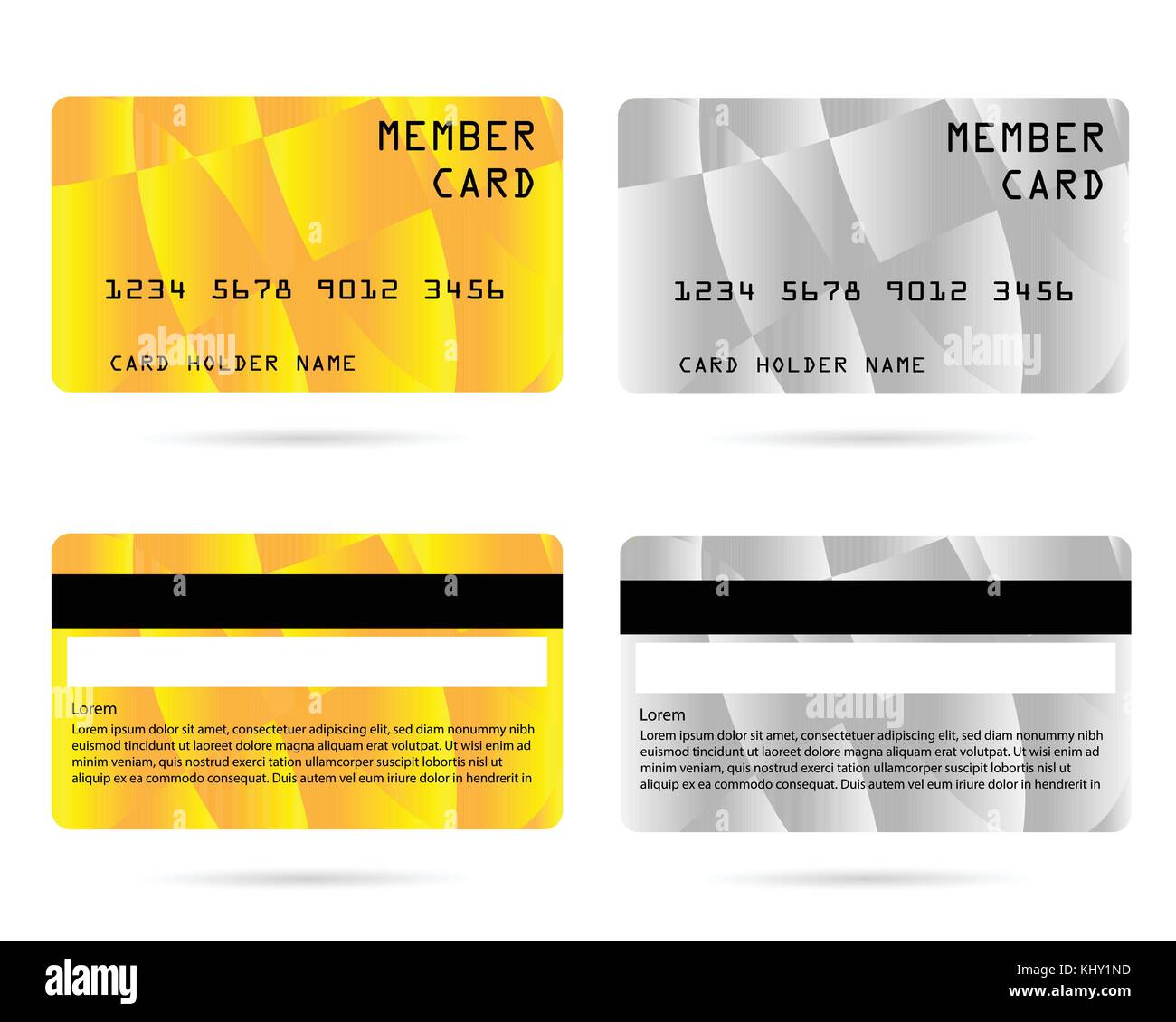 member card, business VIP card, design for privilege member,vector ...