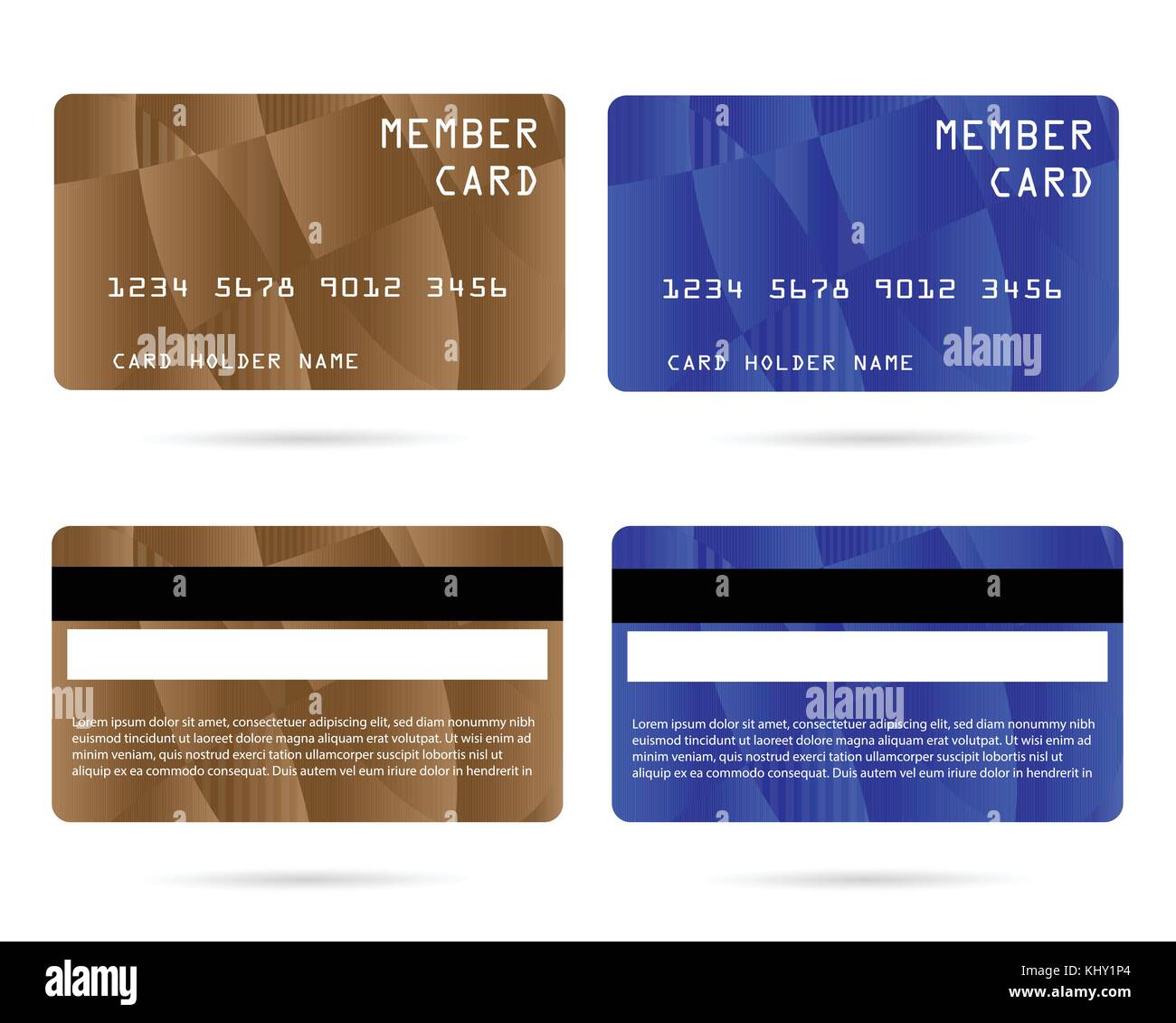 member card, business VIP card, design for privilege member,vector ...