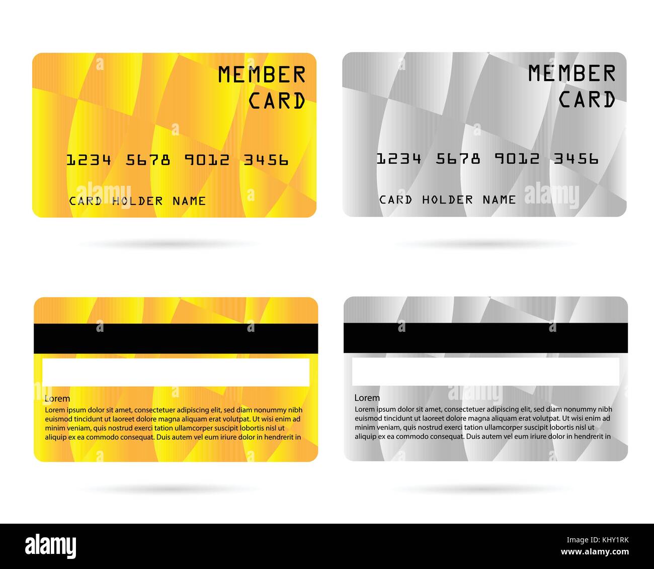 member card, business VIP card, design for privilege member,vector ...