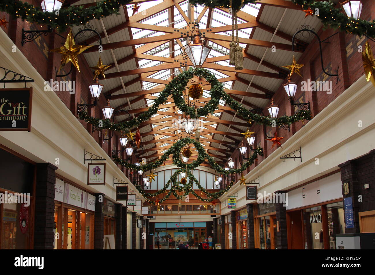 Shops getting ready for Christmas early Stock Photo - Alamy
