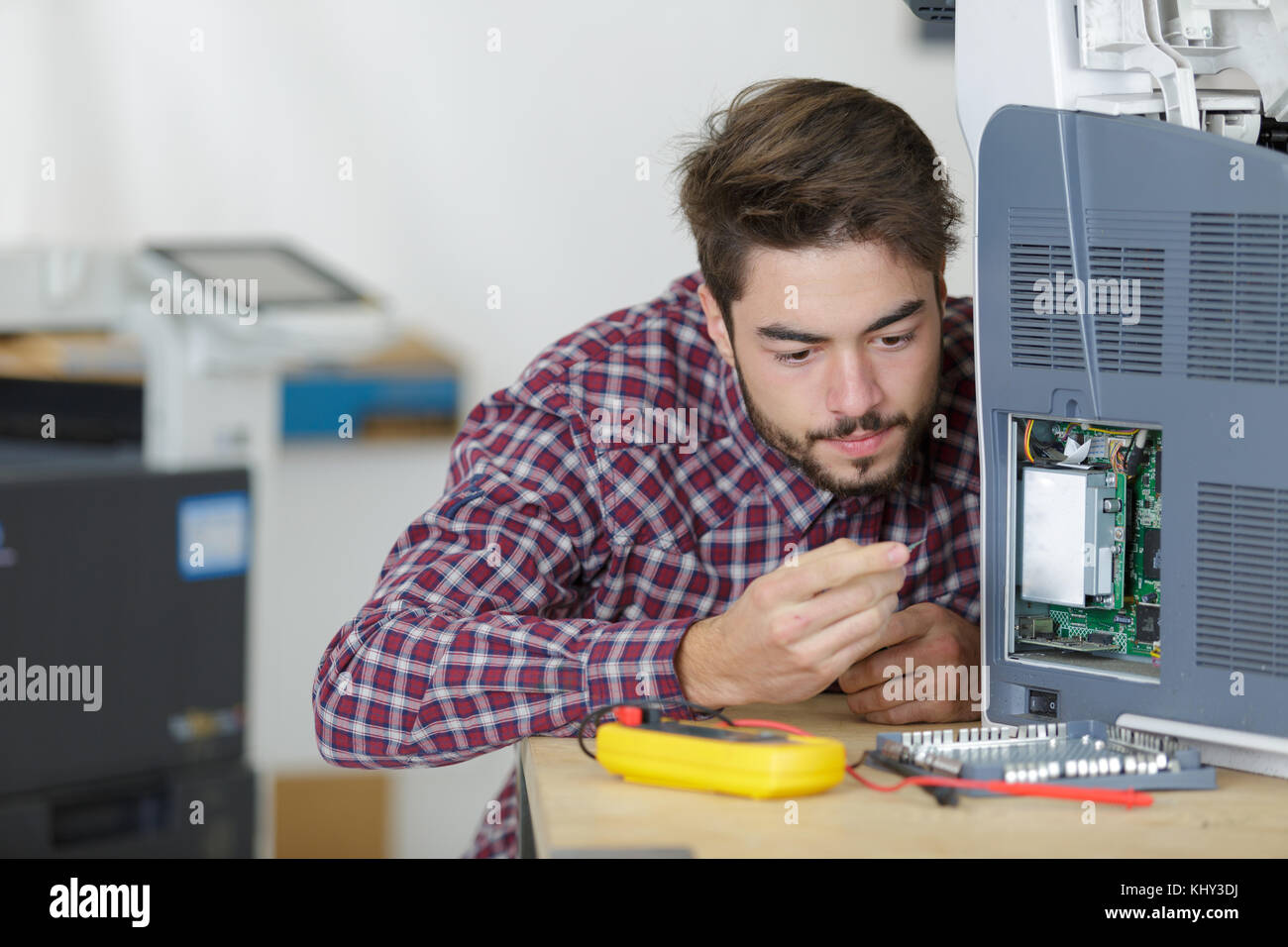 young computer engineering student Stock Photo - Alamy