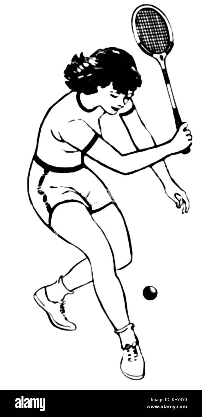 Backhand technique Cut Out Stock Images & Pictures - Alamy