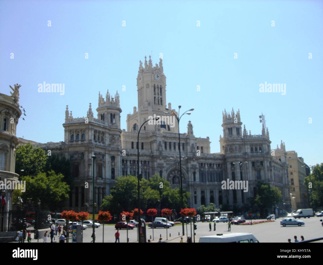 Central Post Office in Madrid Stock Photo - Alamy