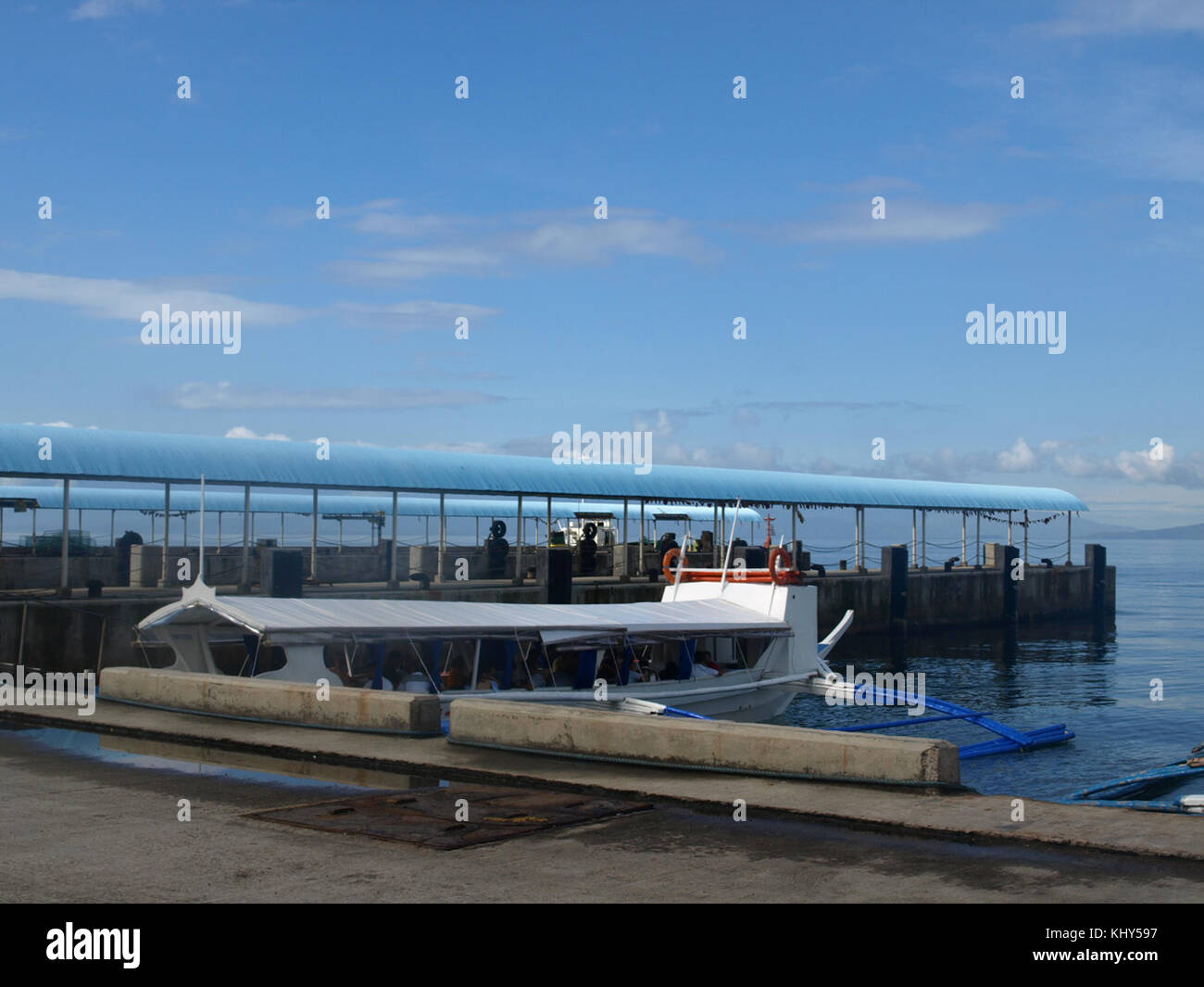 Batangas City Pier Stock Photo - Alamy