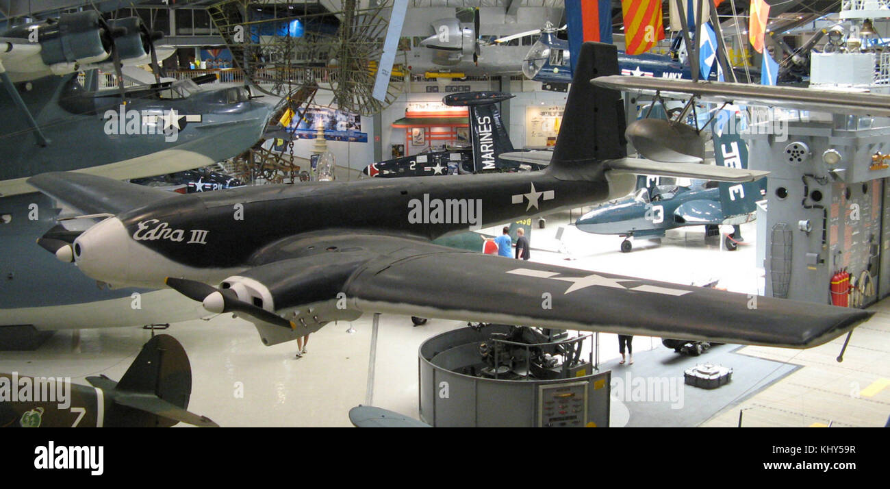 Interstate TDR-1 on display at Naval Aviation Museum Stock Photo - Alamy