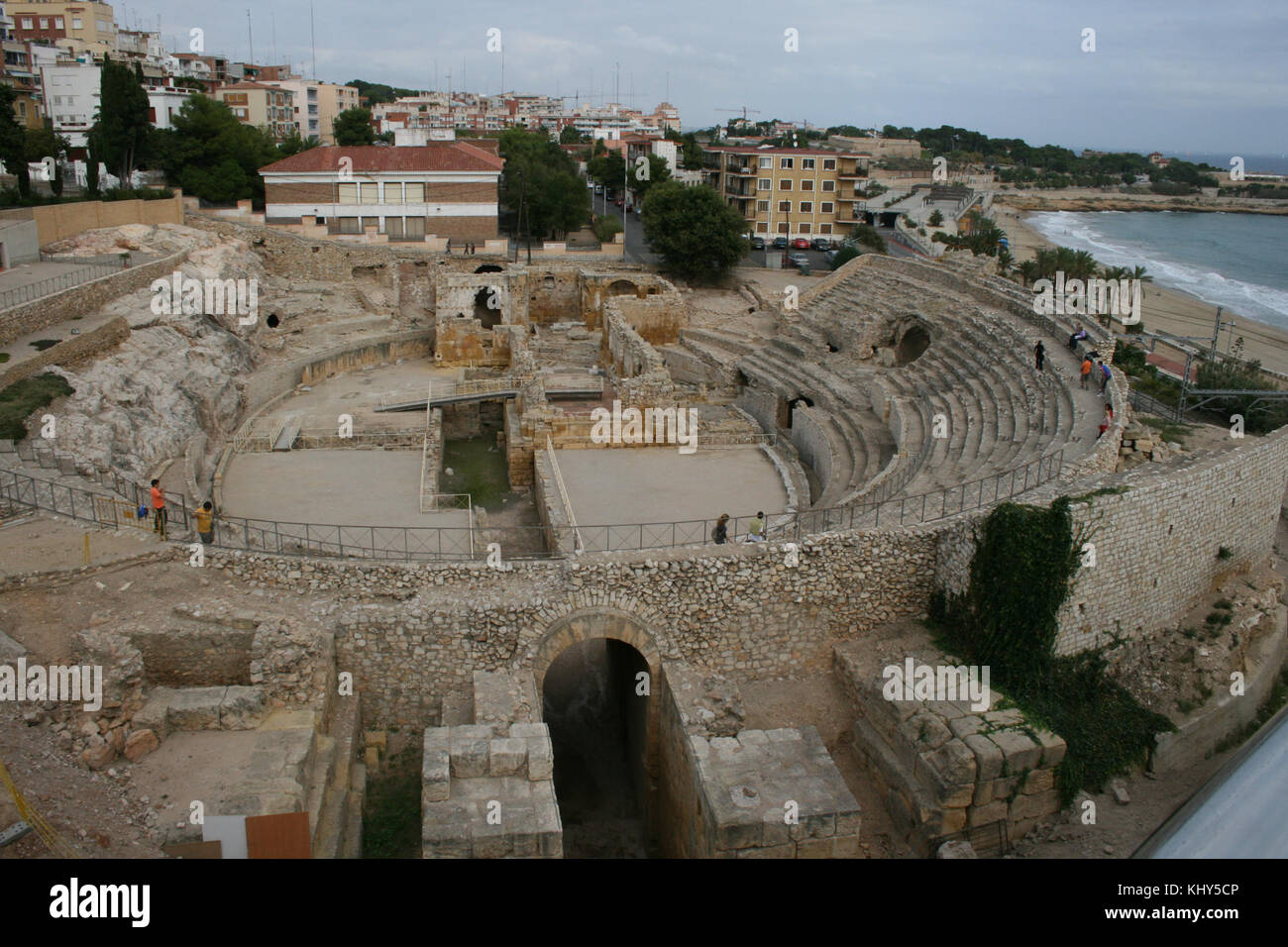 Tarragona Roman ruins of Tarraco Stock Photo - Alamy