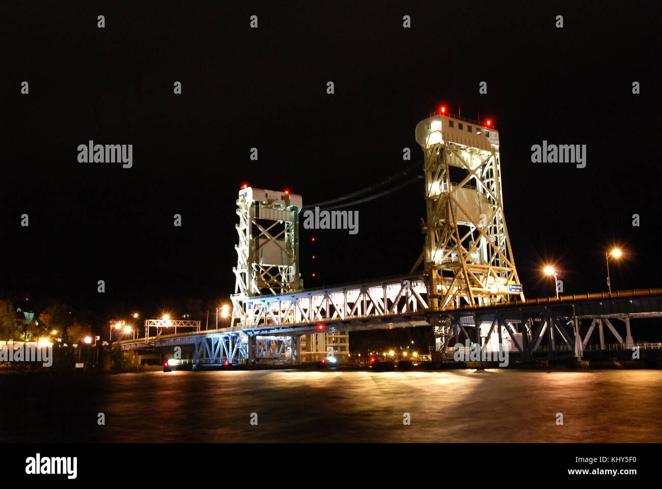 Portage Lake Lift Bridge High Resolution Stock Photography and Images ...