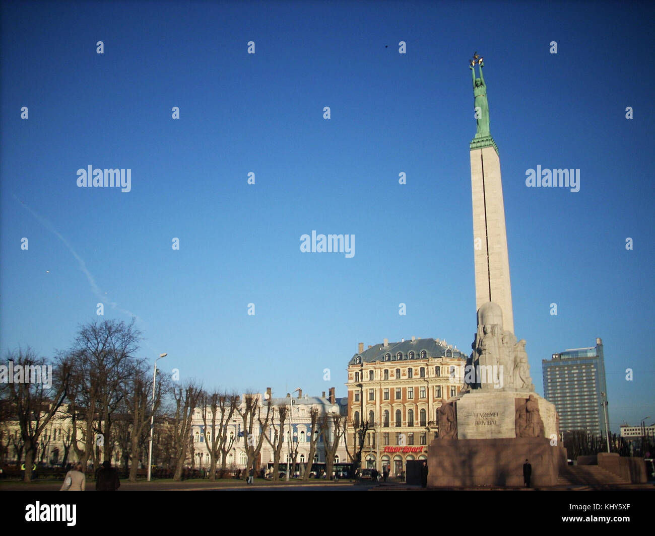Freedom Monument Riga Stock Photo - Alamy