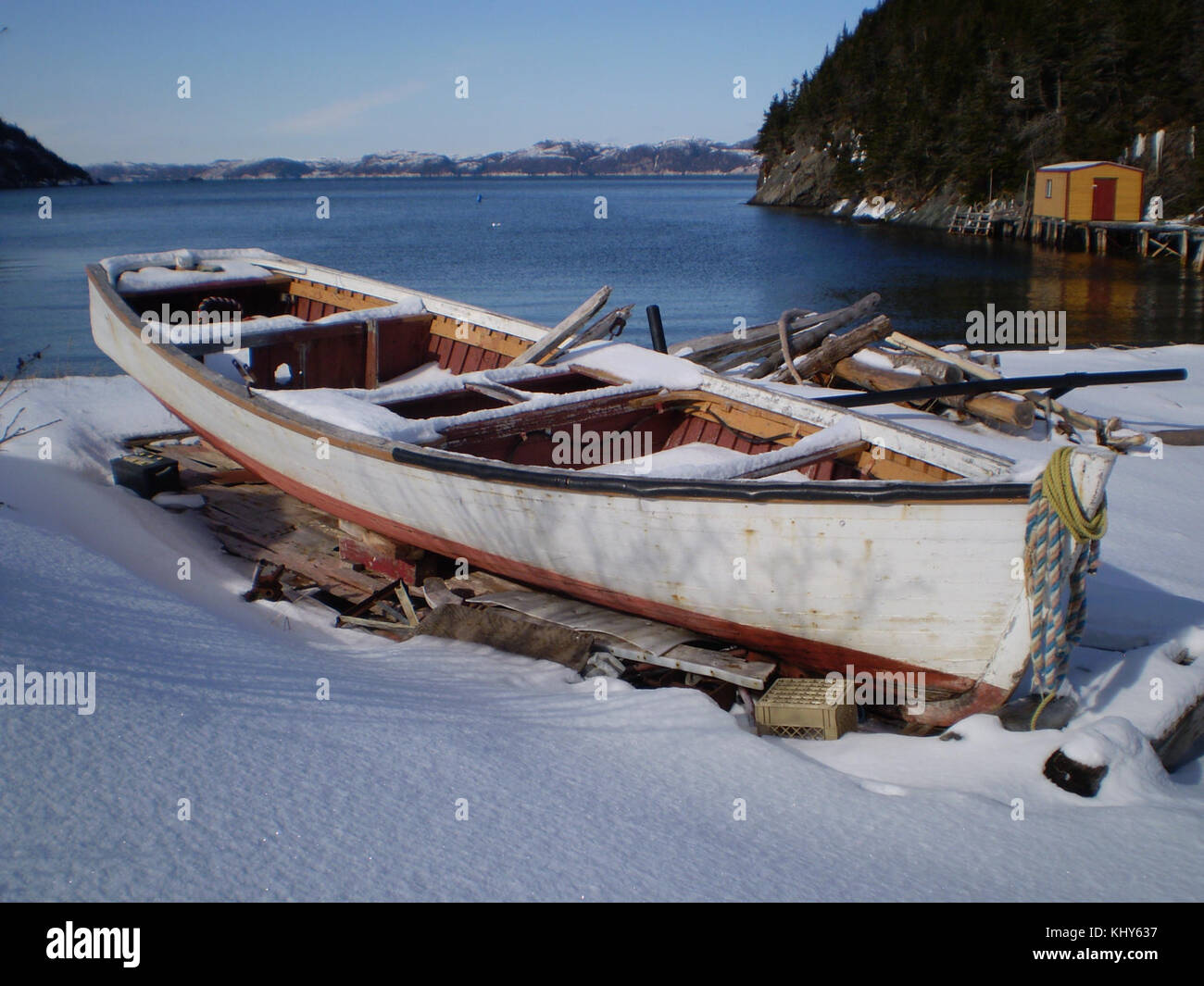 Traditional newfoundland boat hi-res stock photography and images - Alamy