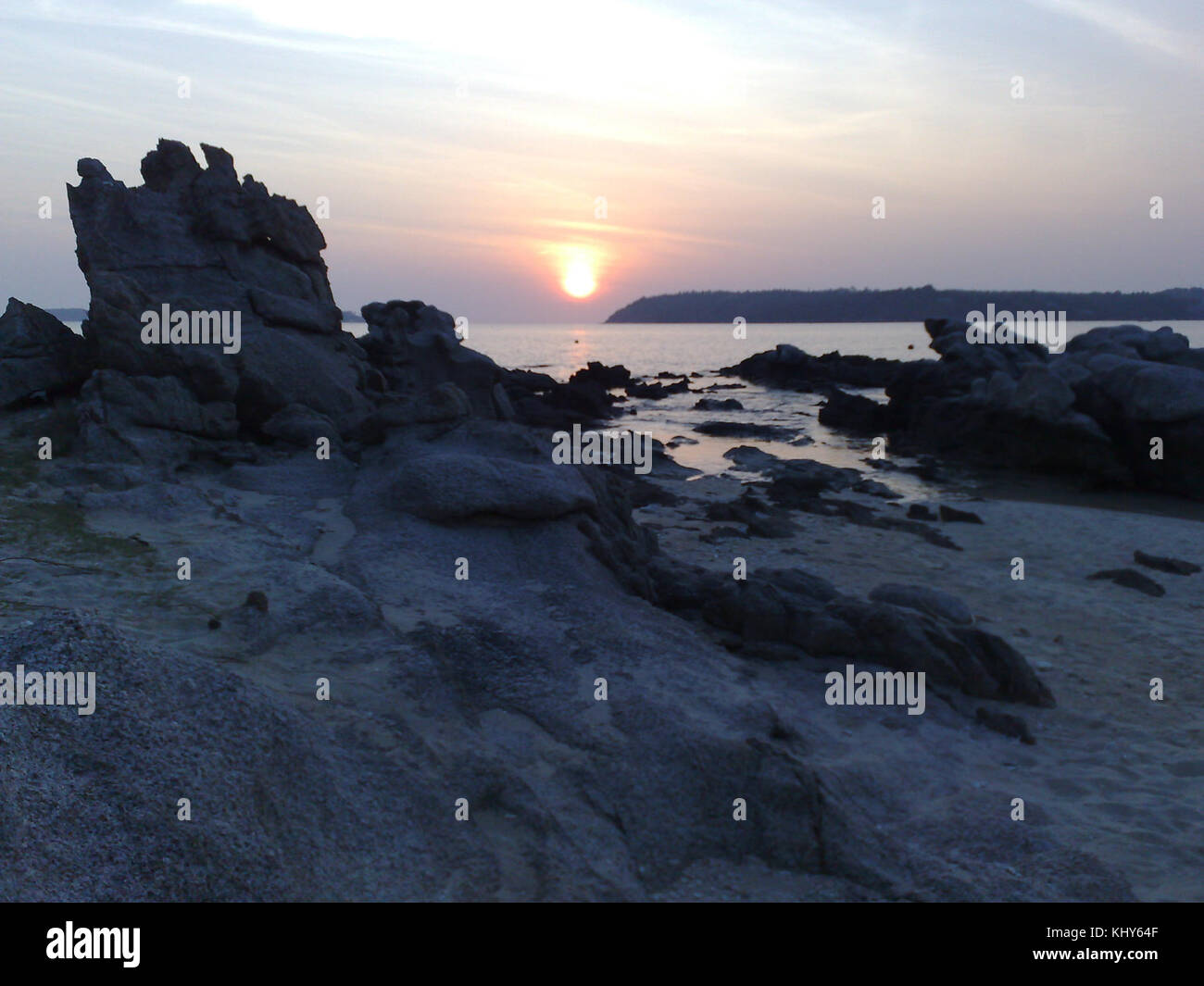 Sunset over Bon Island, Phuket Stock Photo - Alamy