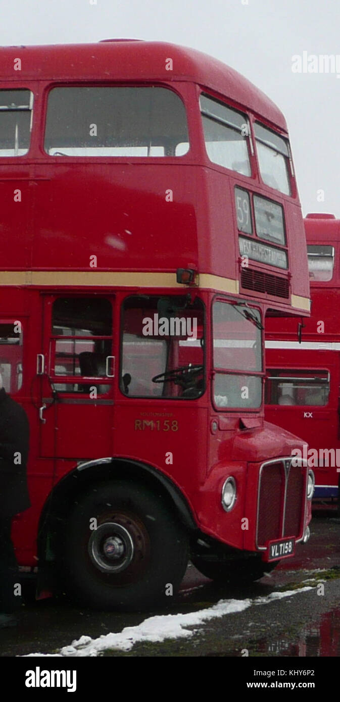 Preserved Routemaster bus RM158 (VLT 158), 2008 Cobham bus rally Stock ...