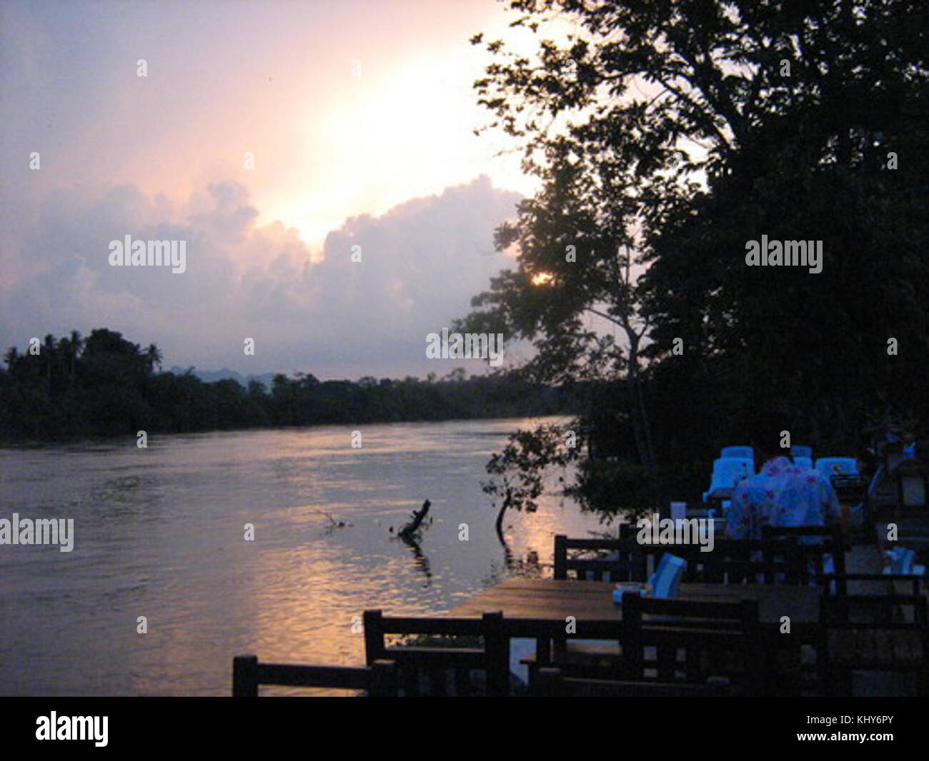 Kwai River at Kanchanaburi Stock Photo - Alamy