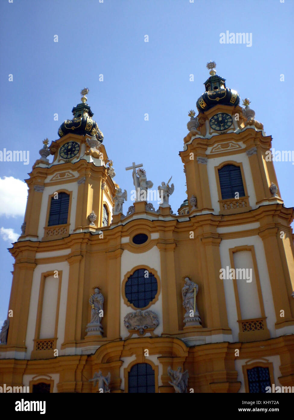 Church in the Melk Abbey Stock Photo - Alamy