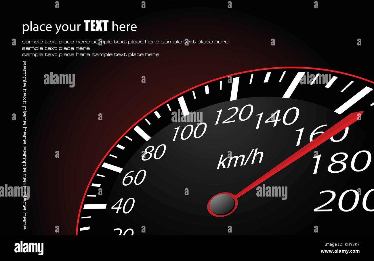 Speedometer. Accelerating Dashboard. Vector illustrator Stock Vector Image & Art - Alamy