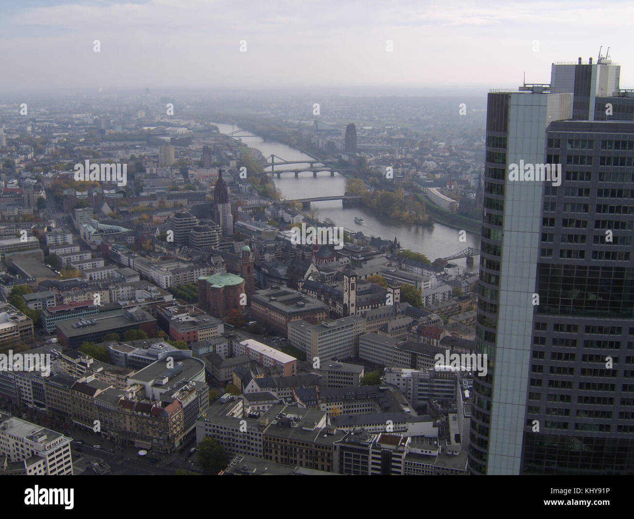 Frankfurt am Main view Stock Photo - Alamy