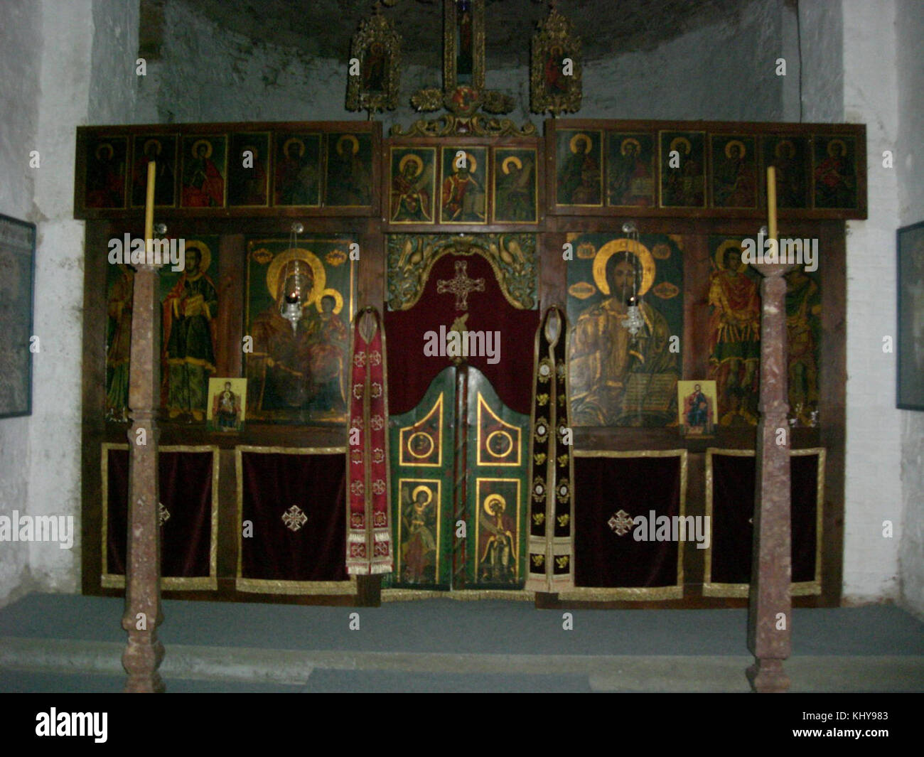 Banjska Monastery, iconostasis Stock Photo - Alamy