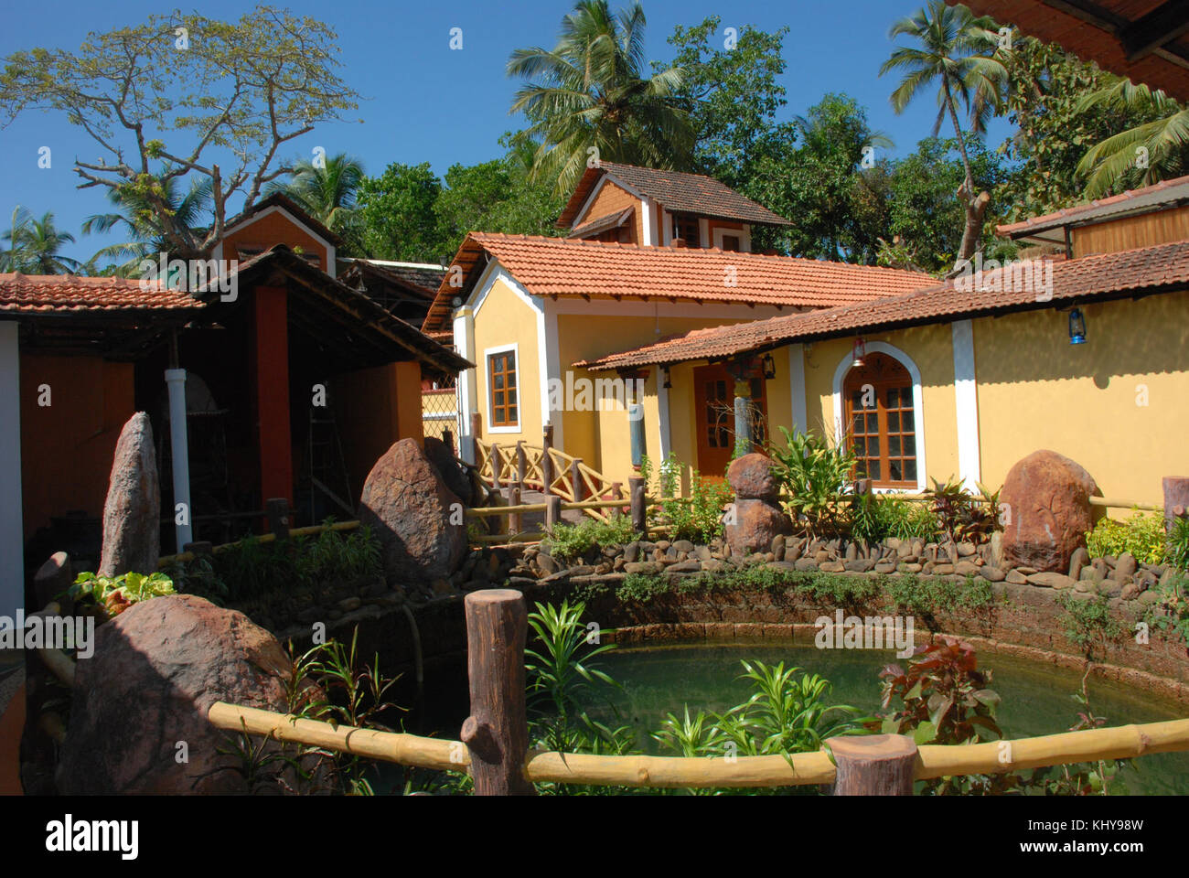 The irrigation well for the farm incorporated within the museum ...