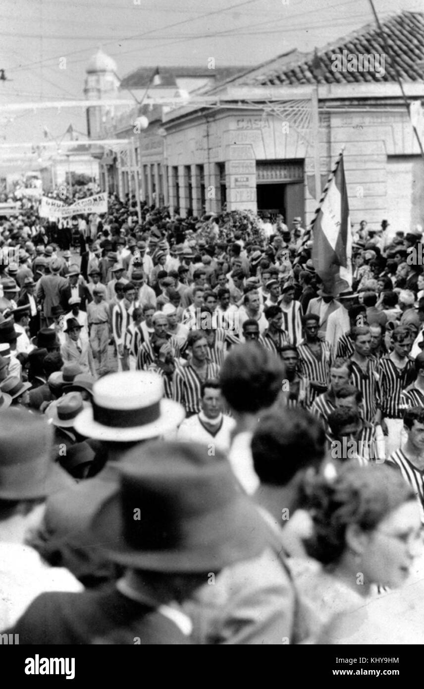 This refers to a parade in the streets of the city in 1934. The event ...