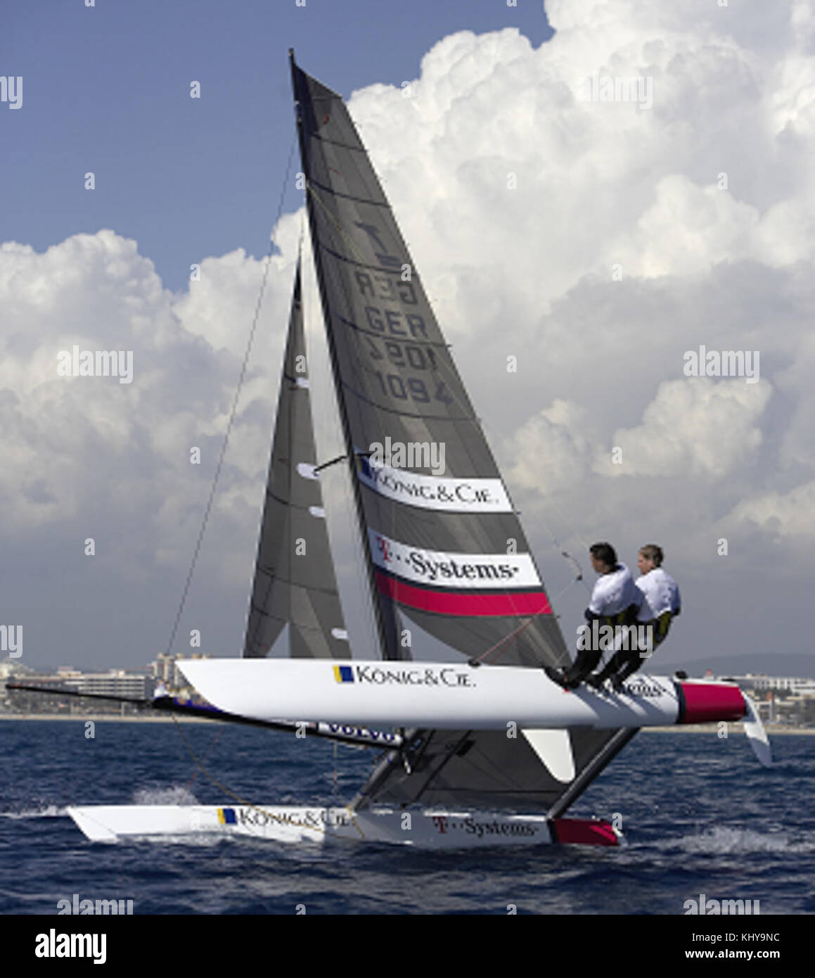 Catamaran style boat hi-res stock photography and images - Alamy