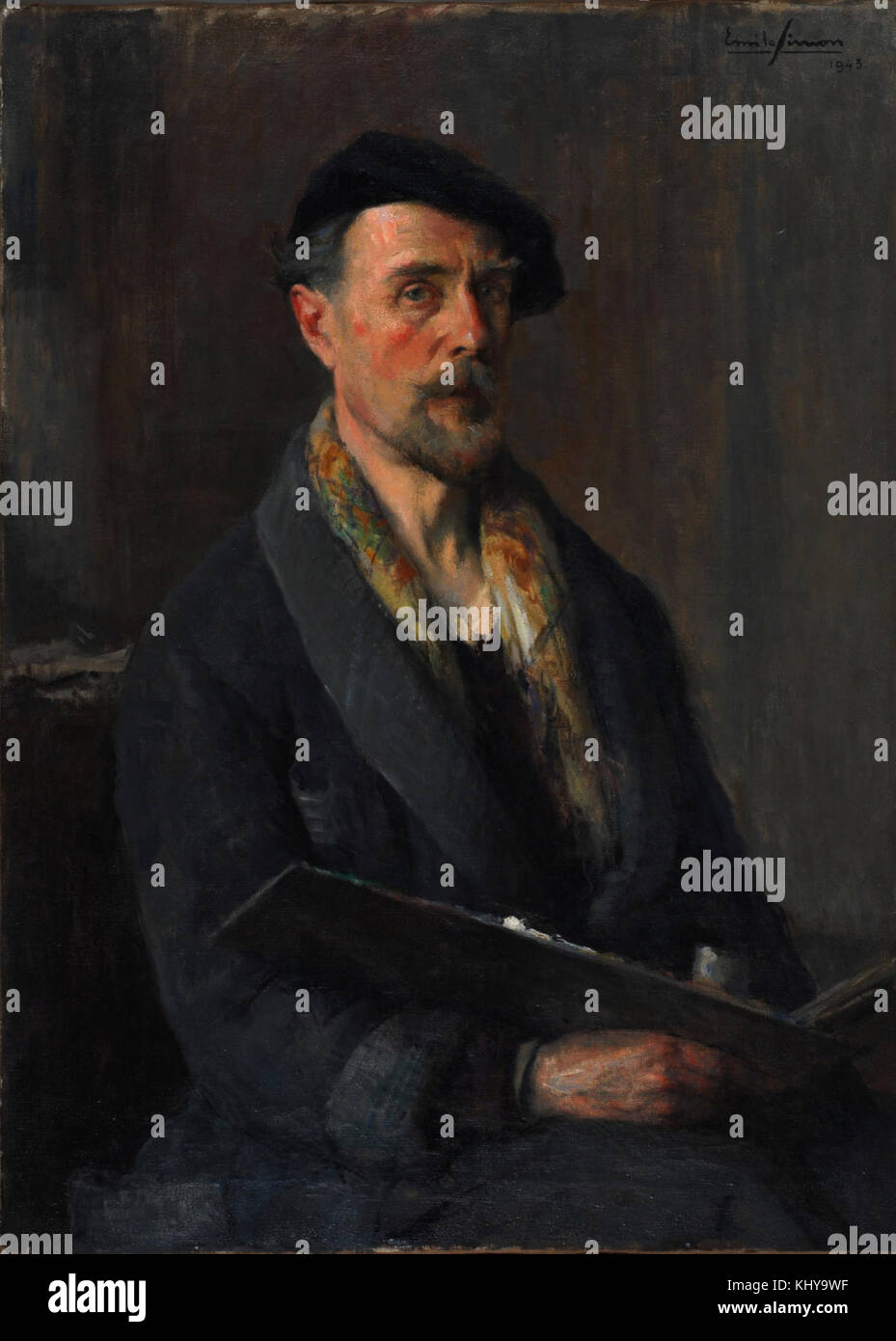 Autoportrait (Emile Simon Stock Photo - Alamy