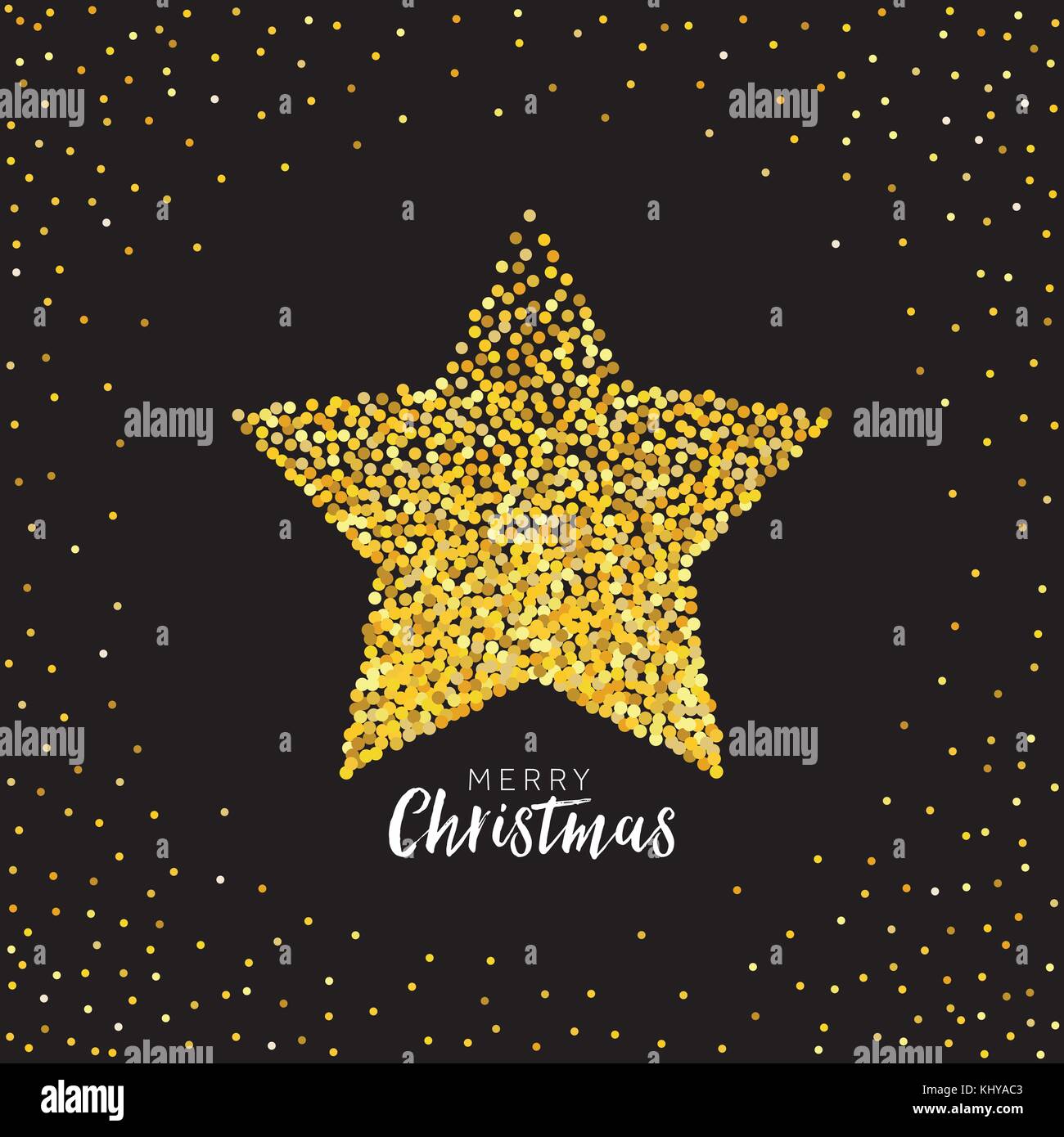 Christmas star vector glitter background Stock Vector Image & Art - Alamy
