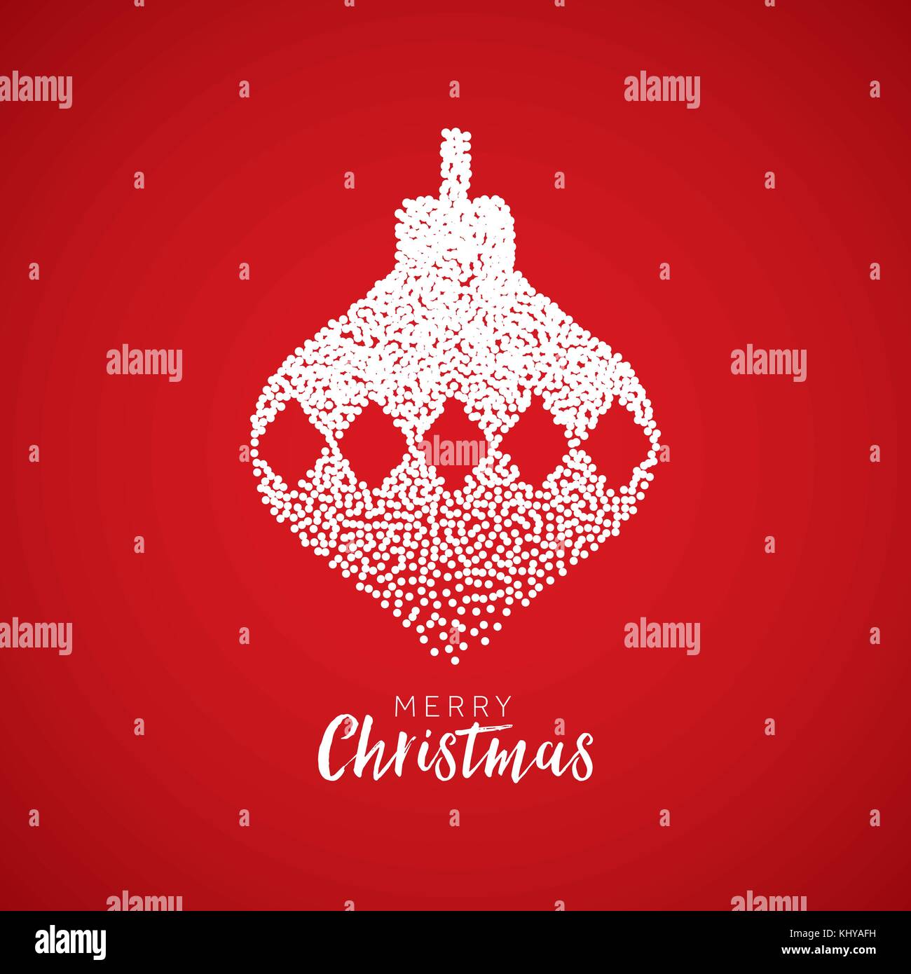 Christmas bauble vector glitter background Stock Vector Image & Art - Alamy