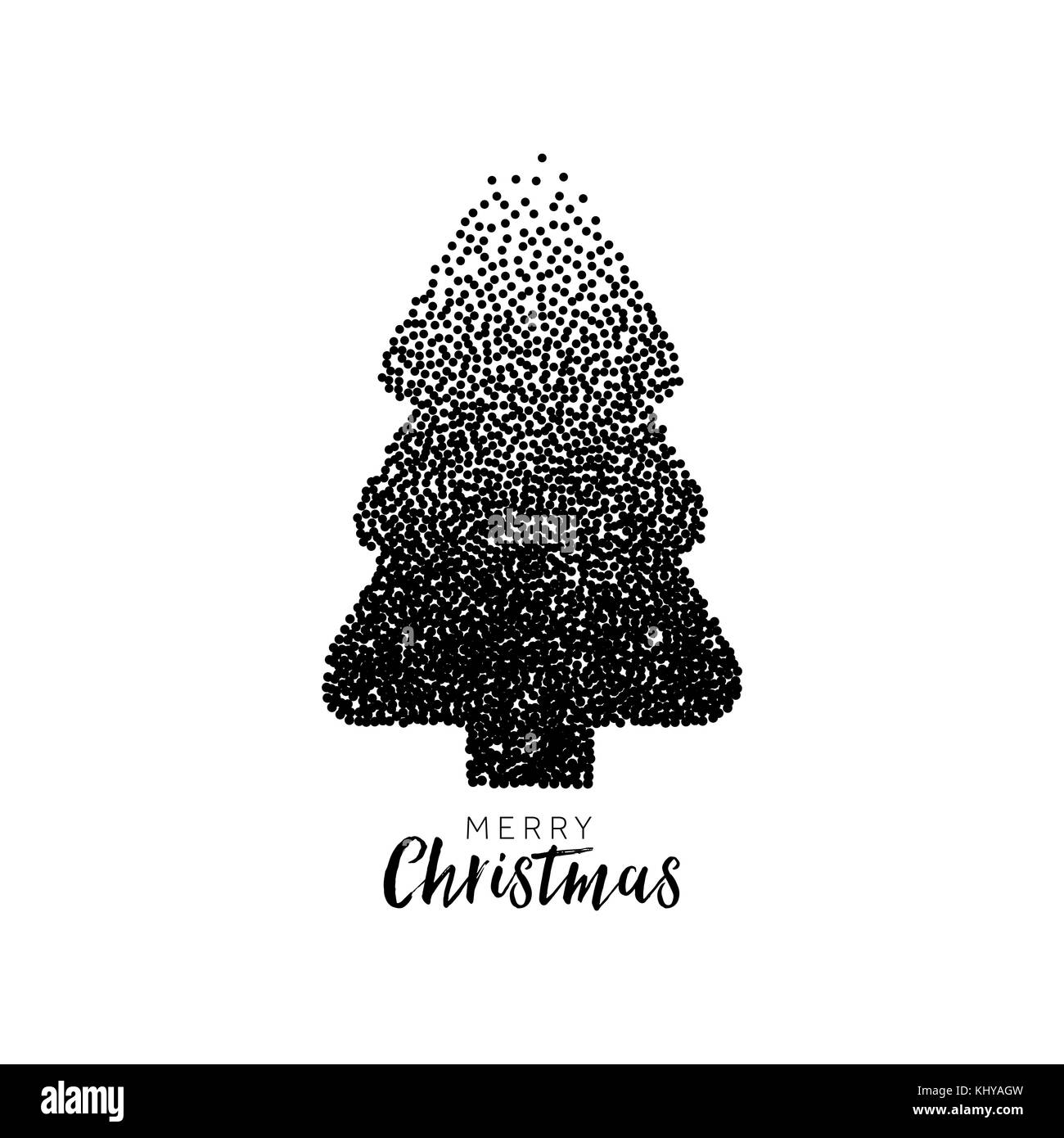 Christmas tree vector glitter background Stock Vector Image & Art - Alamy