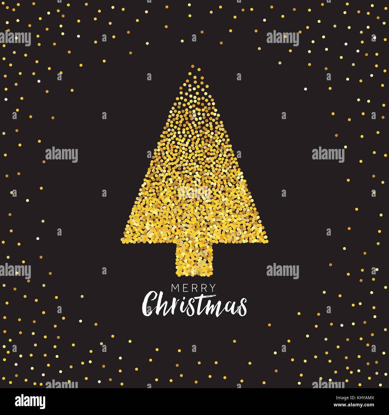 Christmas tree vector glitter background Stock Vector Image & Art - Alamy