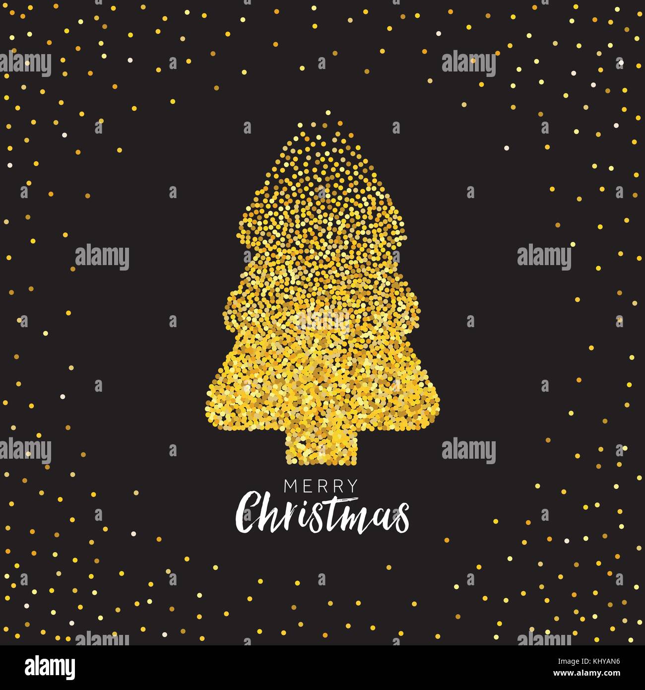 Christmas tree vector glitter background Stock Vector Image & Art - Alamy