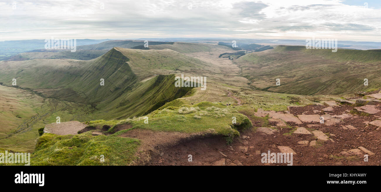 Brecon Beacons panorama Stock Photo - Alamy