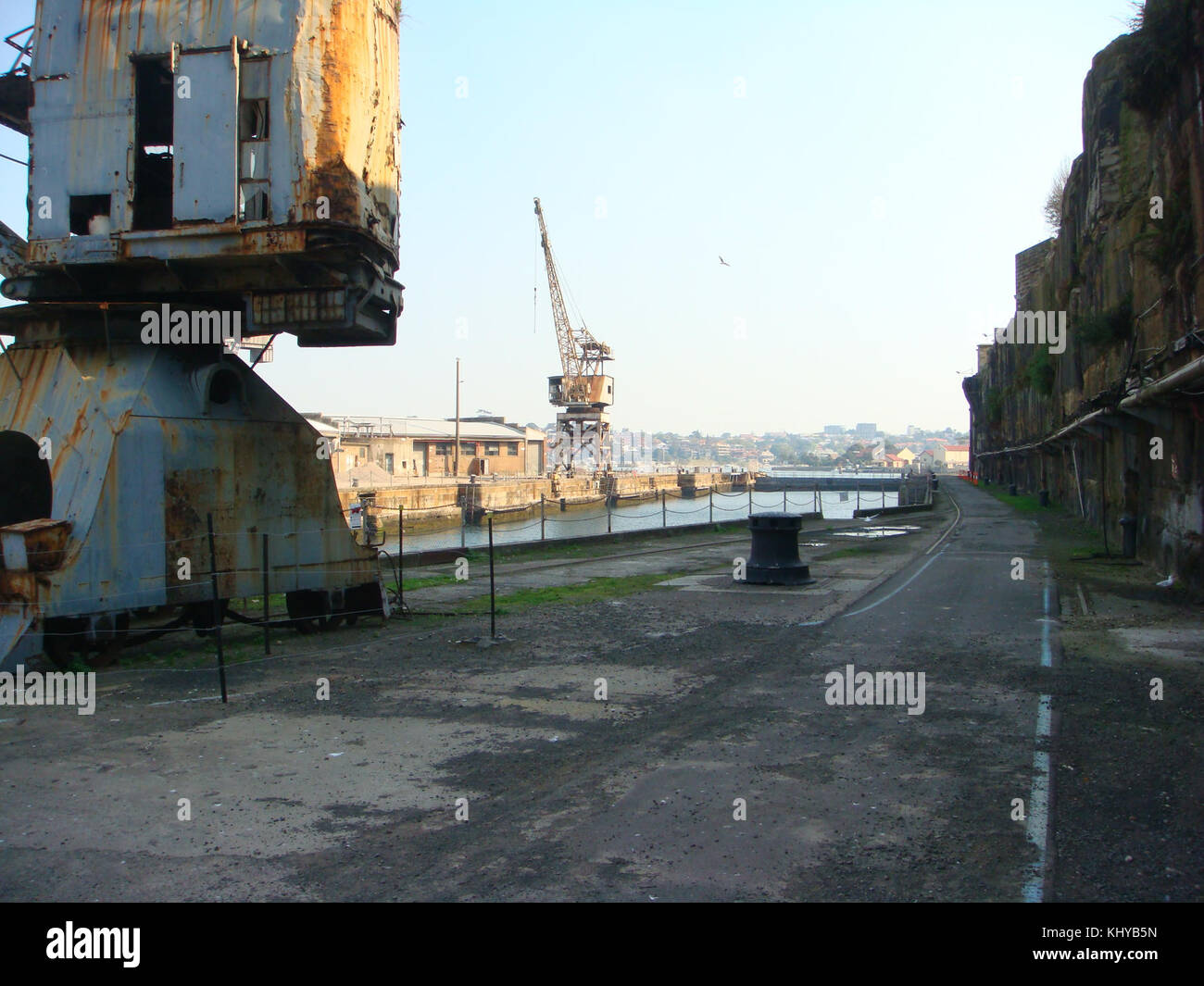 Australia sydney cockatoo island shipyard Stock Photo - Alamy