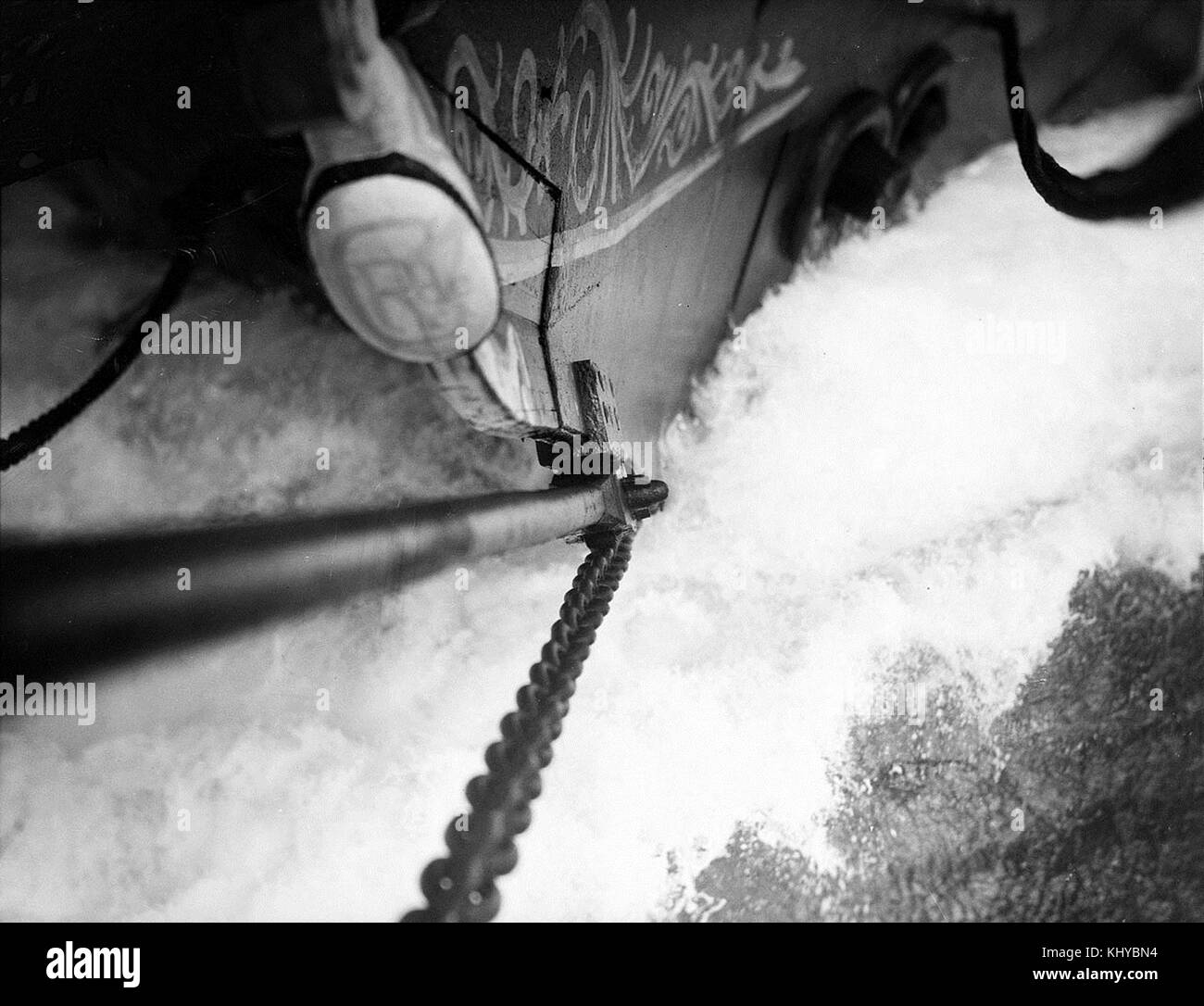 This image depicts the cutwater at the stem in Parma, showcasing a ...