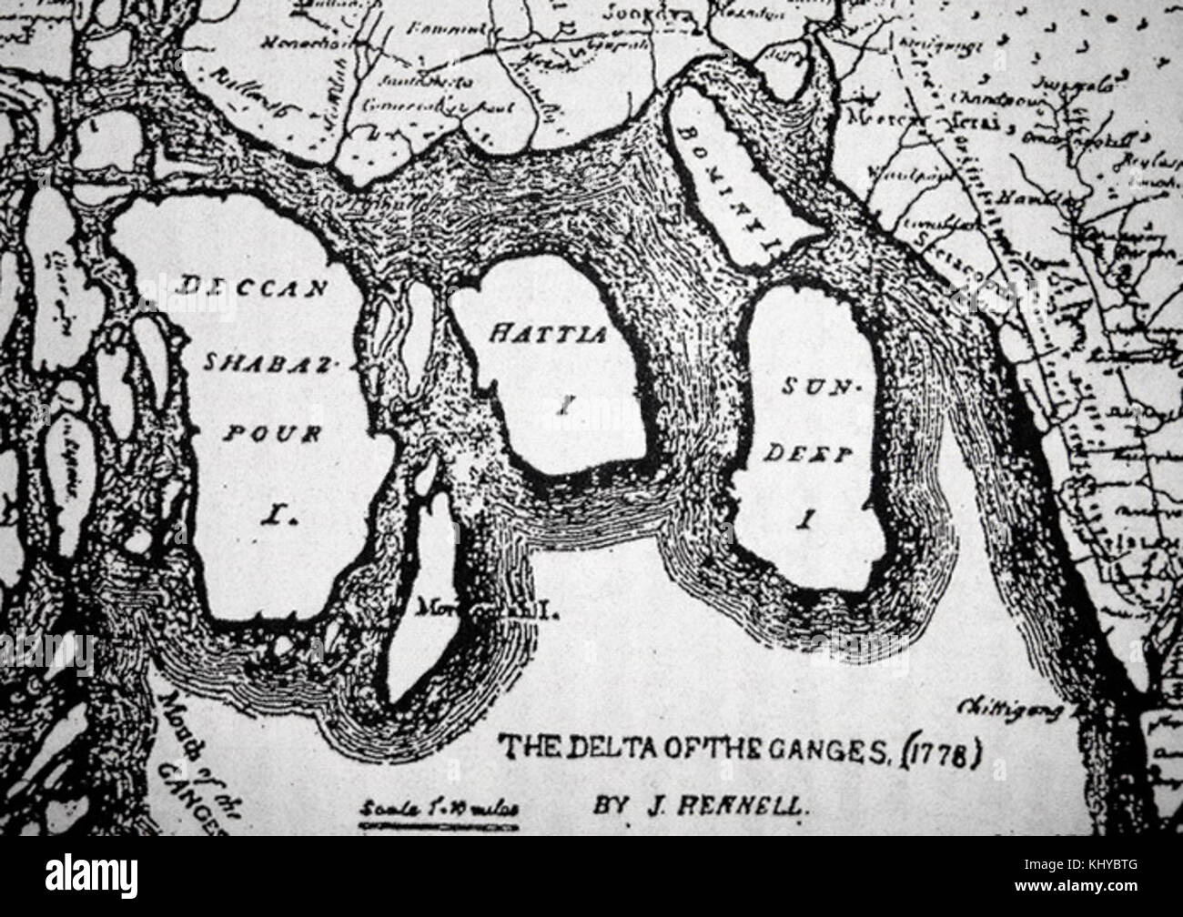 Ganges basin map hi-res stock photography and images - Alamy