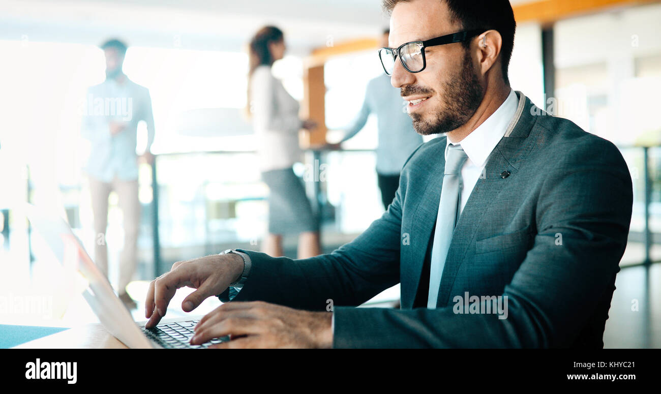 Businessman table hi-res stock photography and images - Alamy