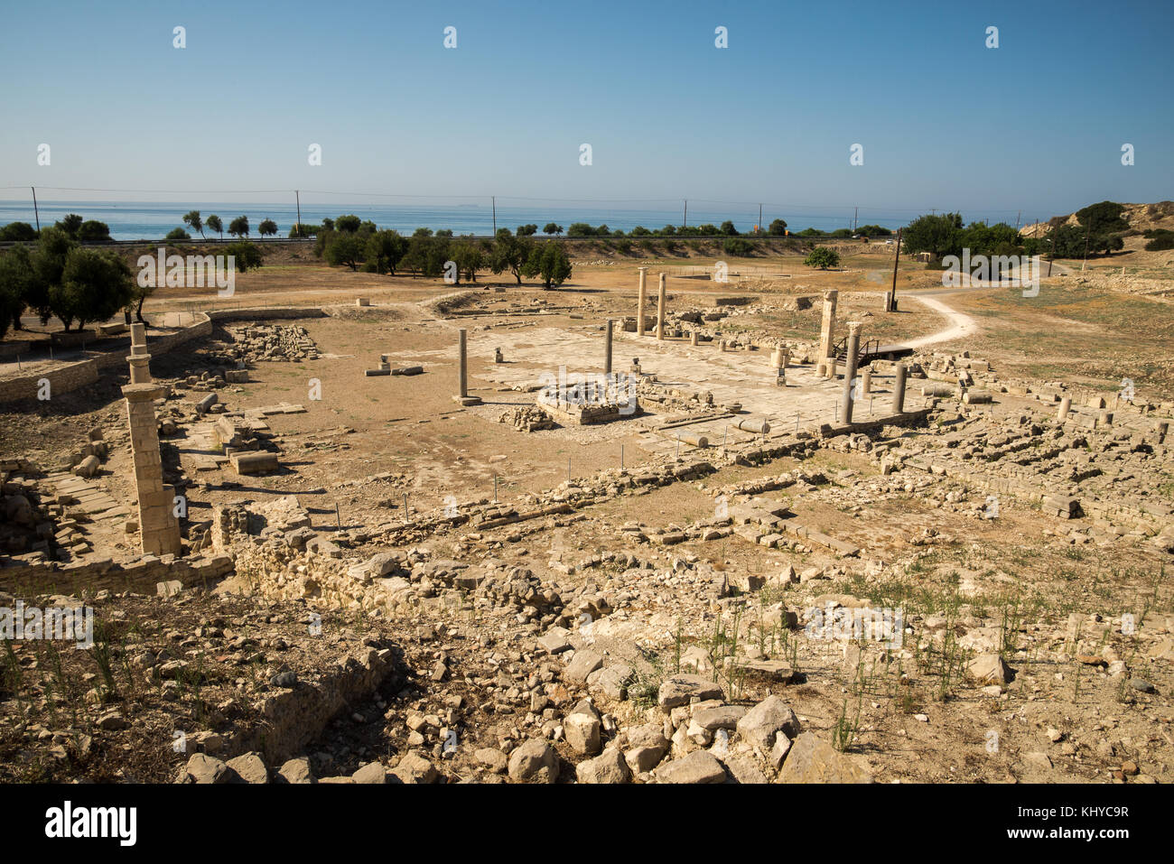 Ancient Amathus city archaeological site in Limassol, Cyprus Stock ...