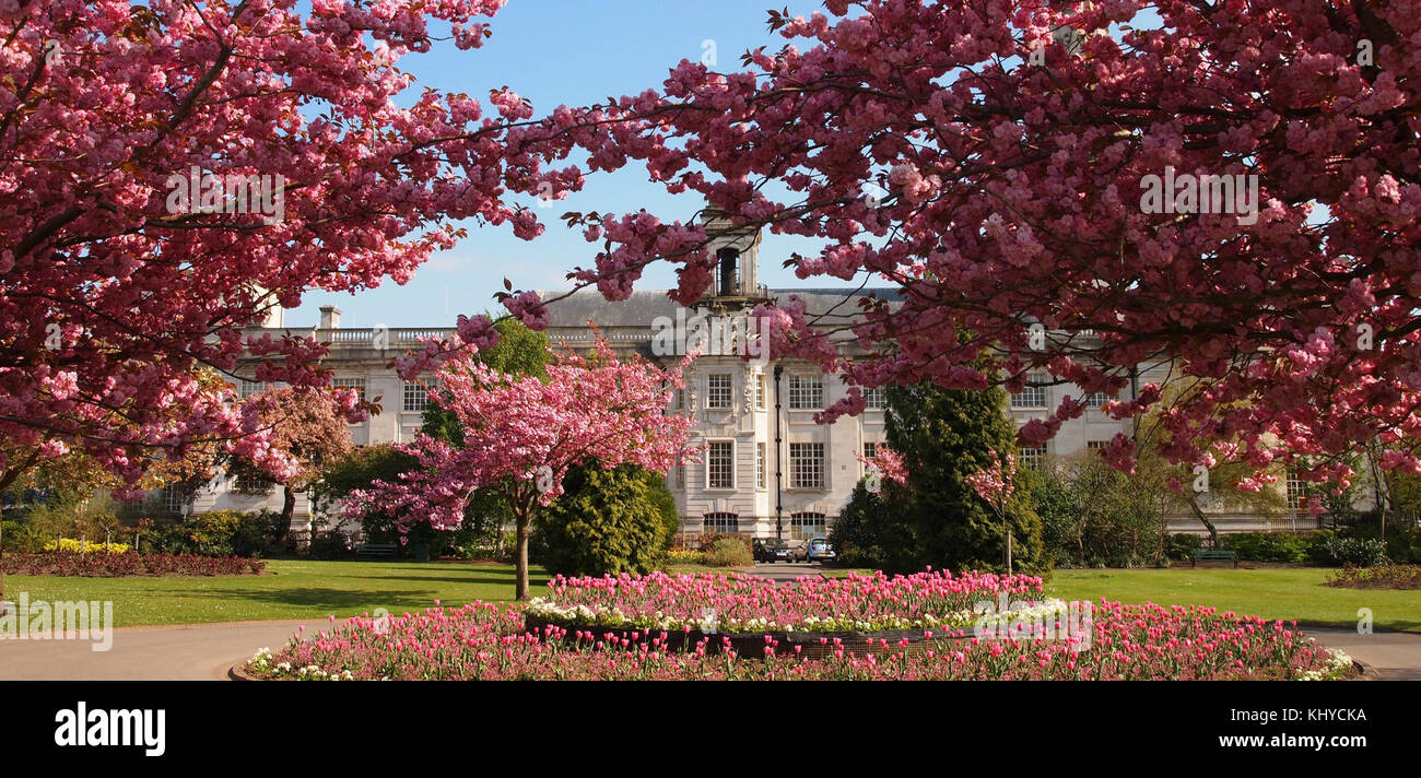 Alexandra gardens, formal gardens which the civic center surrounds ...