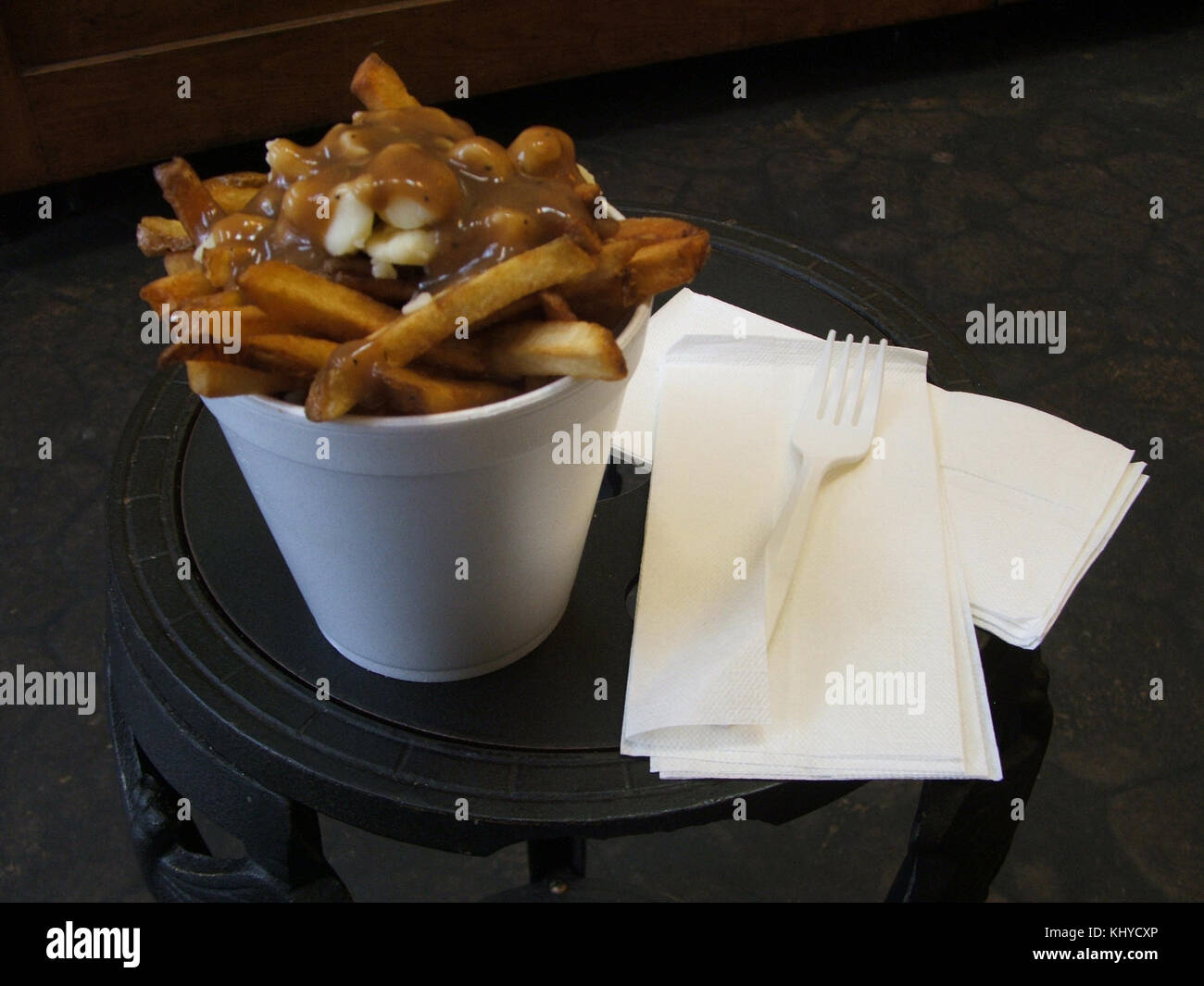 Vancouver fritz poutine Stock Photo - Alamy