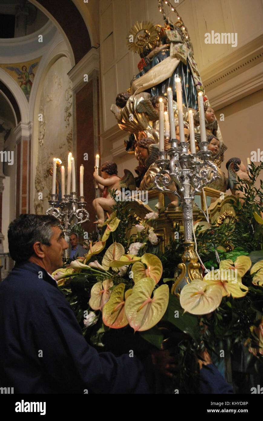 Maria SS dei Miracoli - ALCAMO processione 2010 215 Stock Photo - Alamy