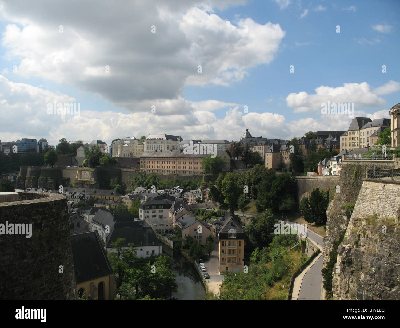 Vue panoramique de Luxembourg Capitale Stock Photo - Alamy