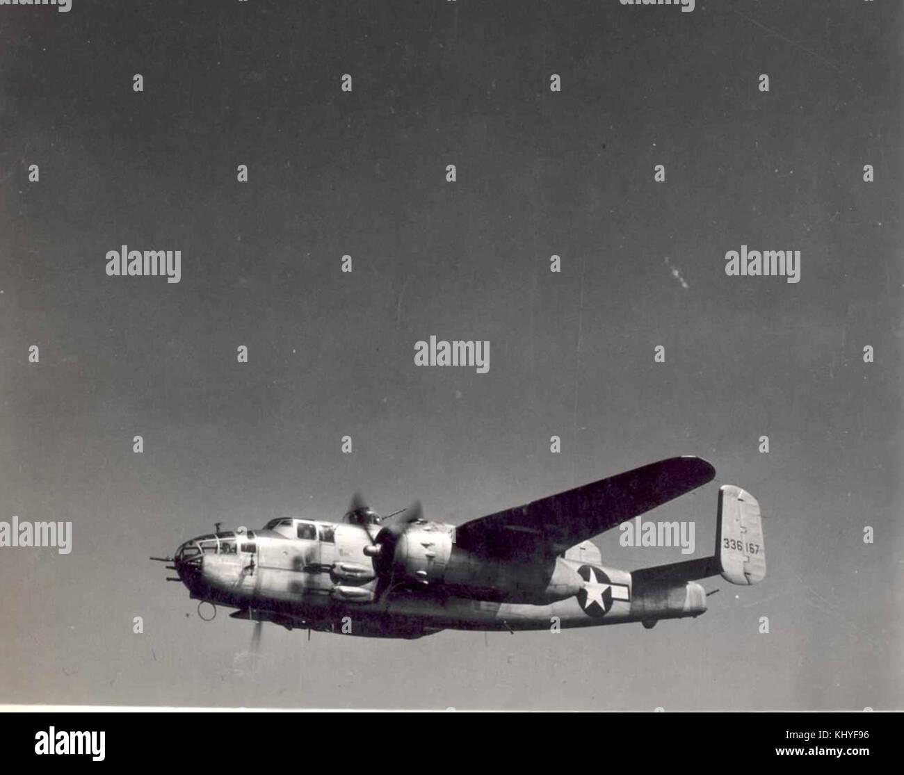 Aircraft from world war ii flying on sky Stock Photo - Alamy