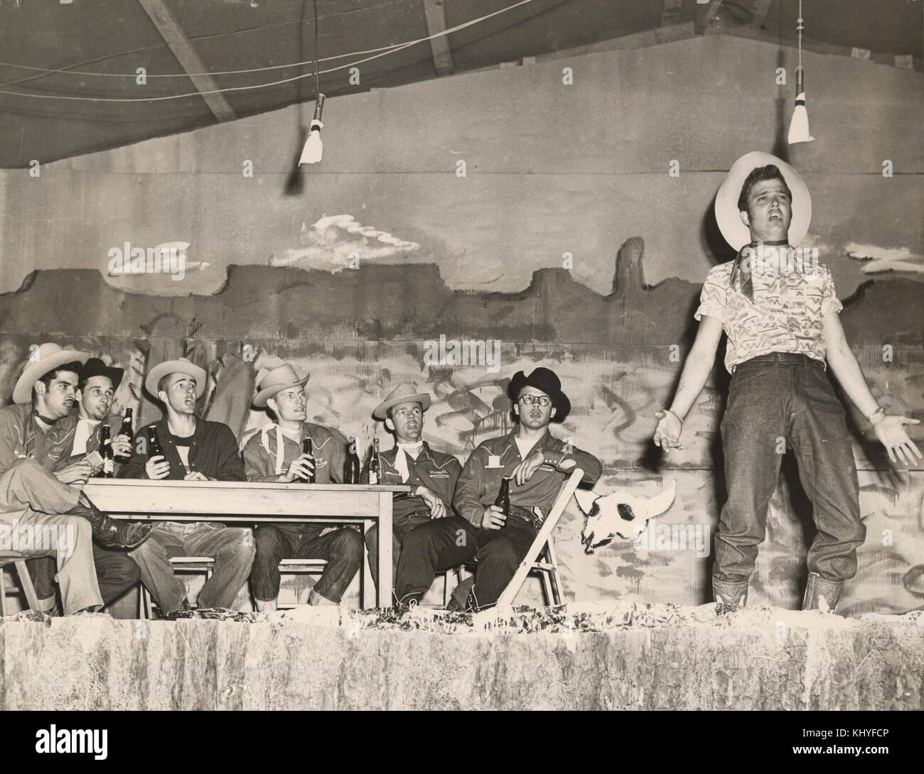 Fronteir Fiesta Stage Stock Photo - Alamy