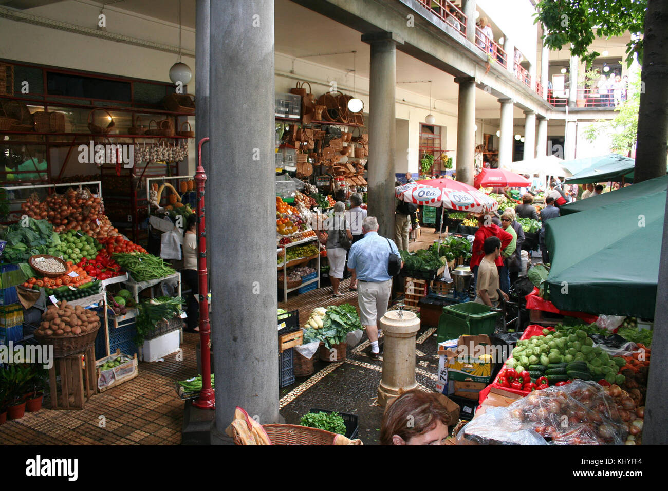 Madeira Funchal Market Stock Photo - Alamy