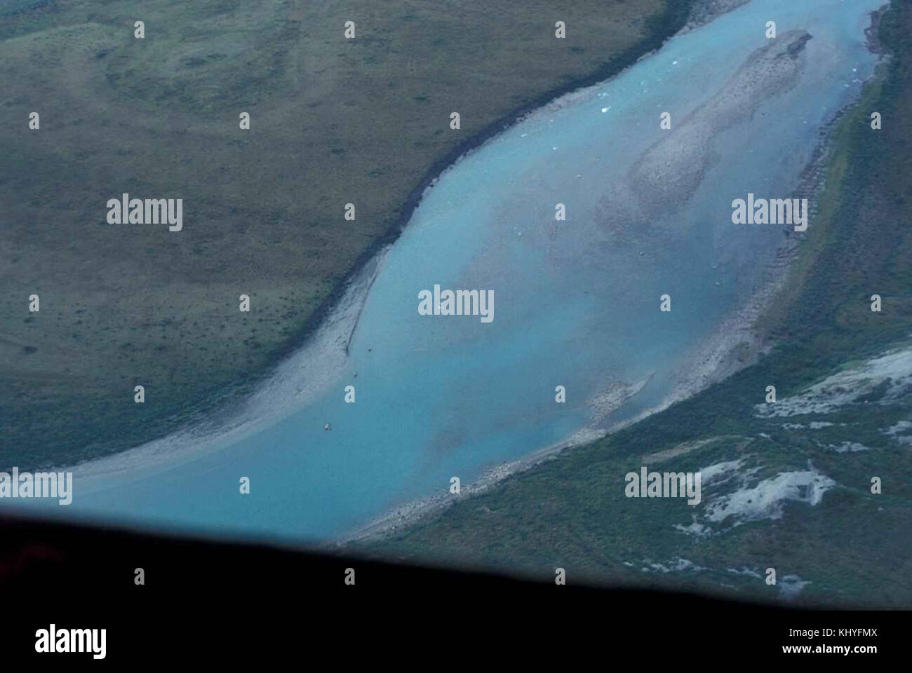 Flying above river Stock Photo - Alamy